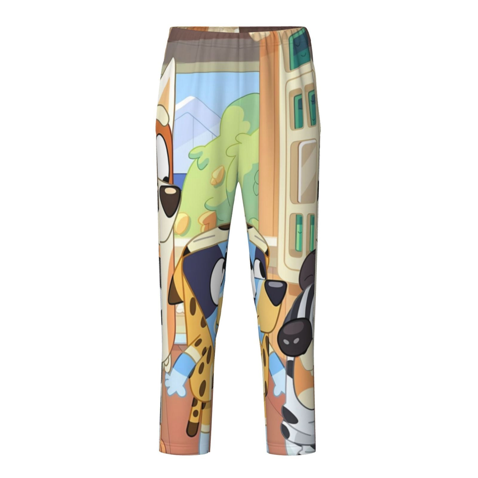 Saiise Boys Girls Pajama Pants Soft PJ Bottoms for Kids Bluey Print ...