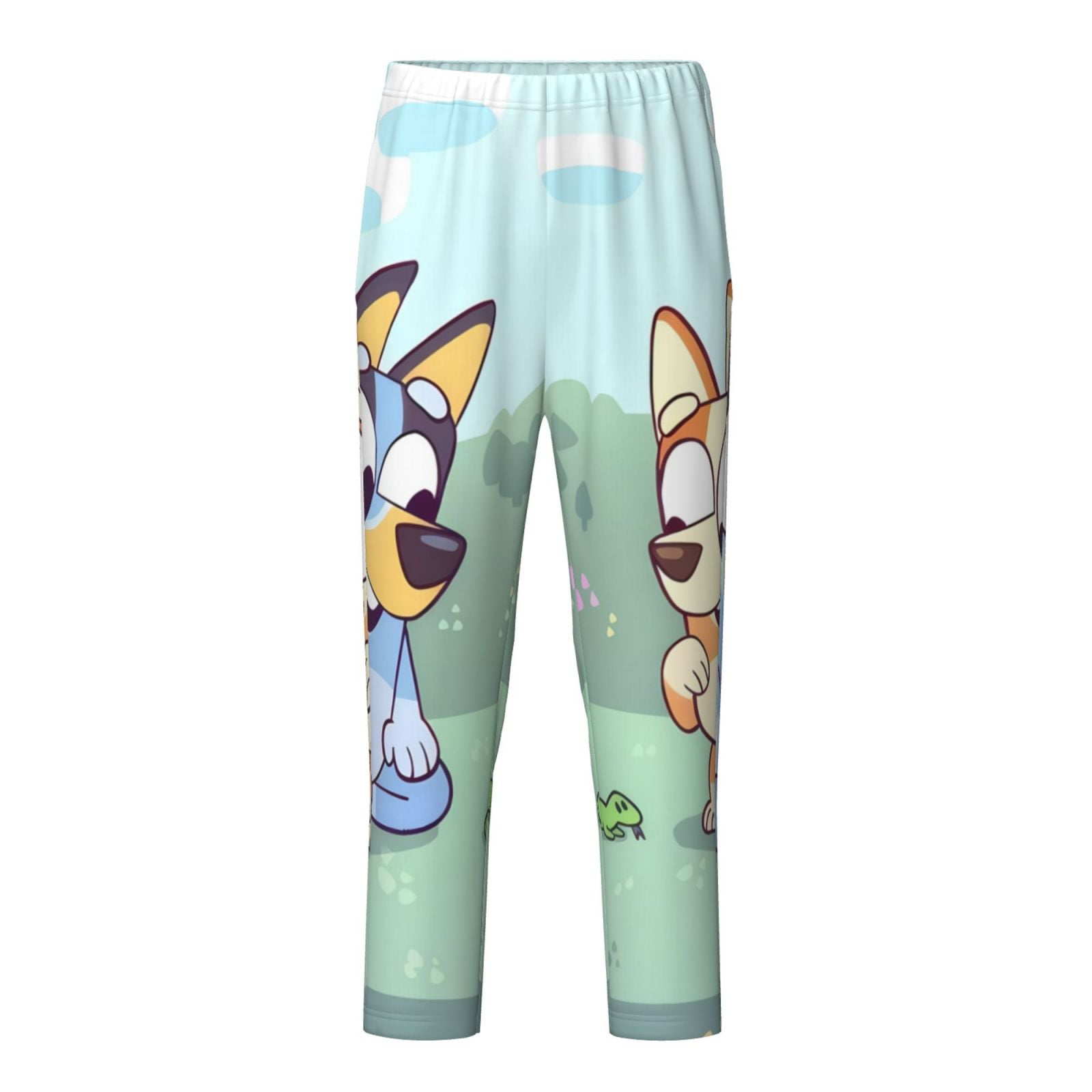 Saiise Boys Girls Pajama Pants Soft PJ Bottoms for Kids Bluey Print ...