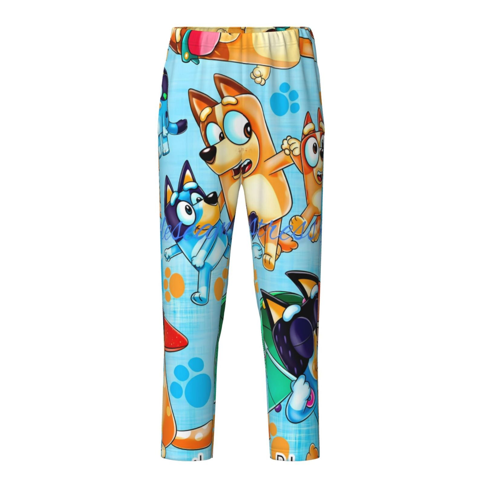 Saiise Boys Girls Pajama Pants Soft PJ Bottoms for Kids Bluey Print ...