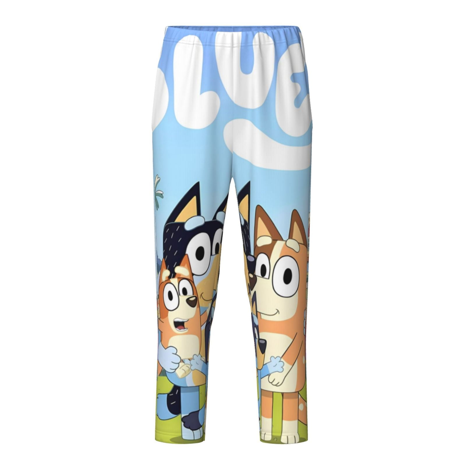 Saiise Boys Girls Pajama Pants Soft PJ Bottoms for Kids Bluey Print ...