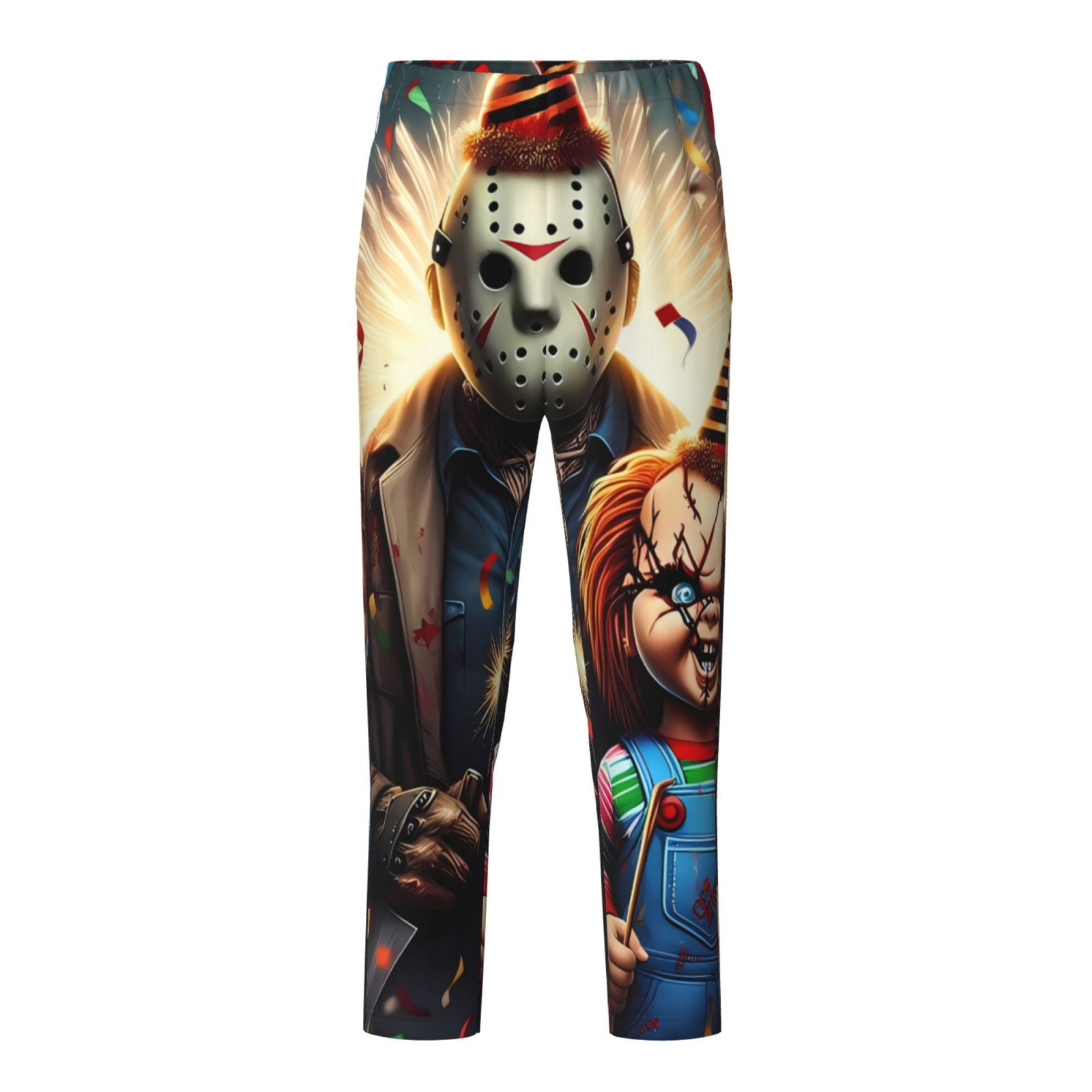 Saiise Boys Girls Pajama Pants Soft PJ Bottoms for Kids Chucky Print ...