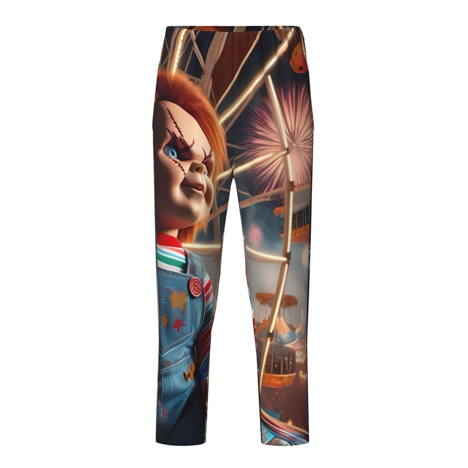 Saiise Boys Girls Pajama Pants Soft PJ Bottoms for Kids Chucky Print ...