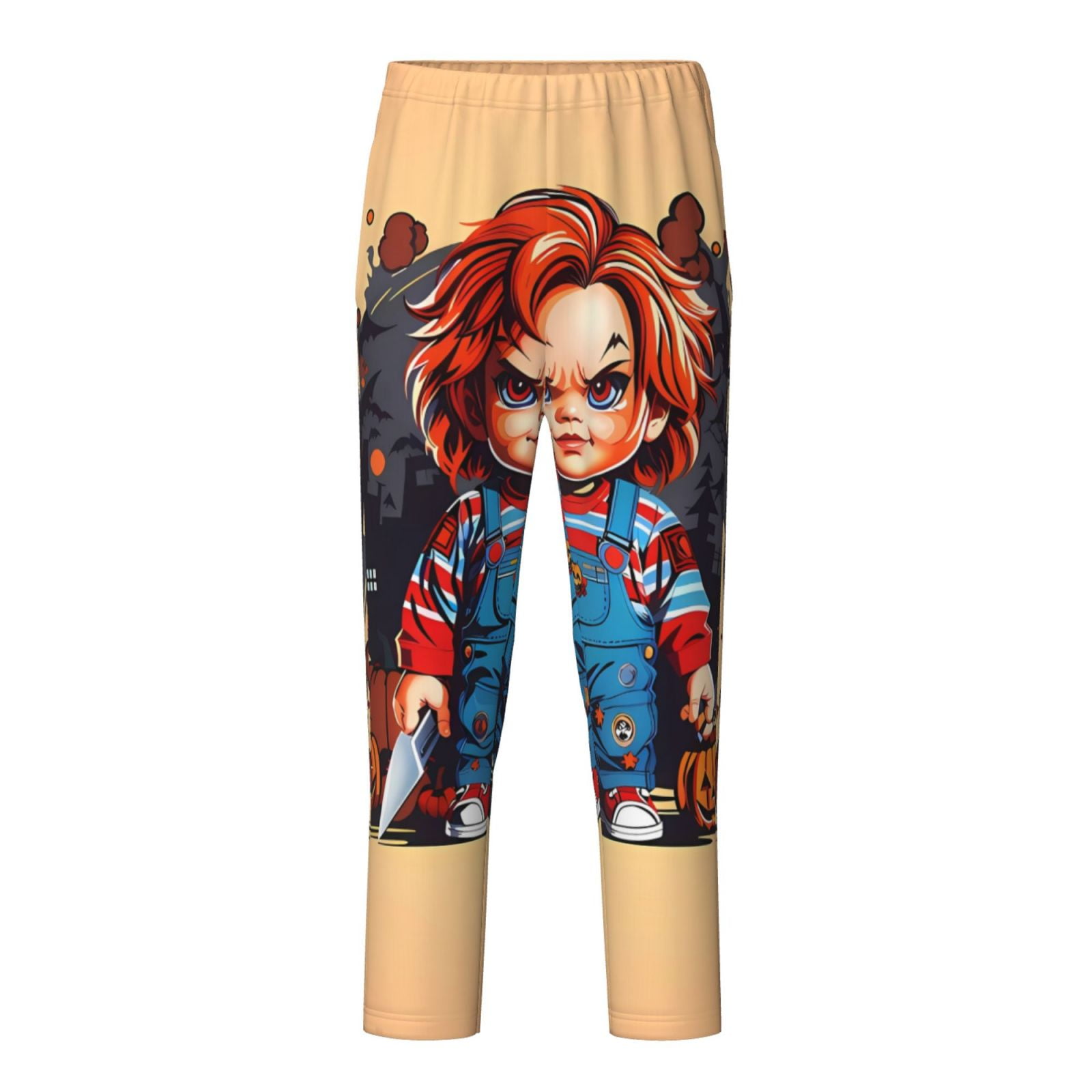 Saiise Boys Girls Pajama Pants Soft PJ Bottoms for Kids Chucky Print ...