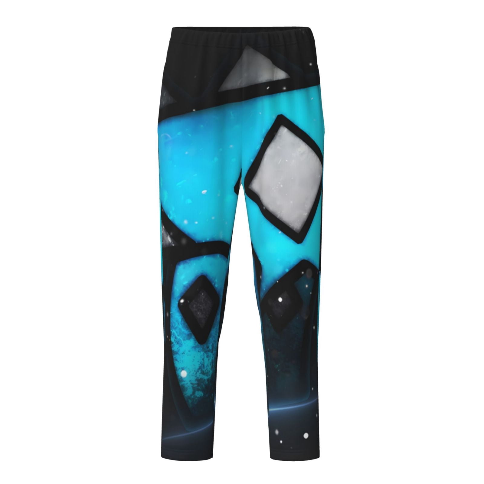 Saiise Boys Girls Pajama Pants Soft PJ Bottoms for Kids Geometry Dash ...