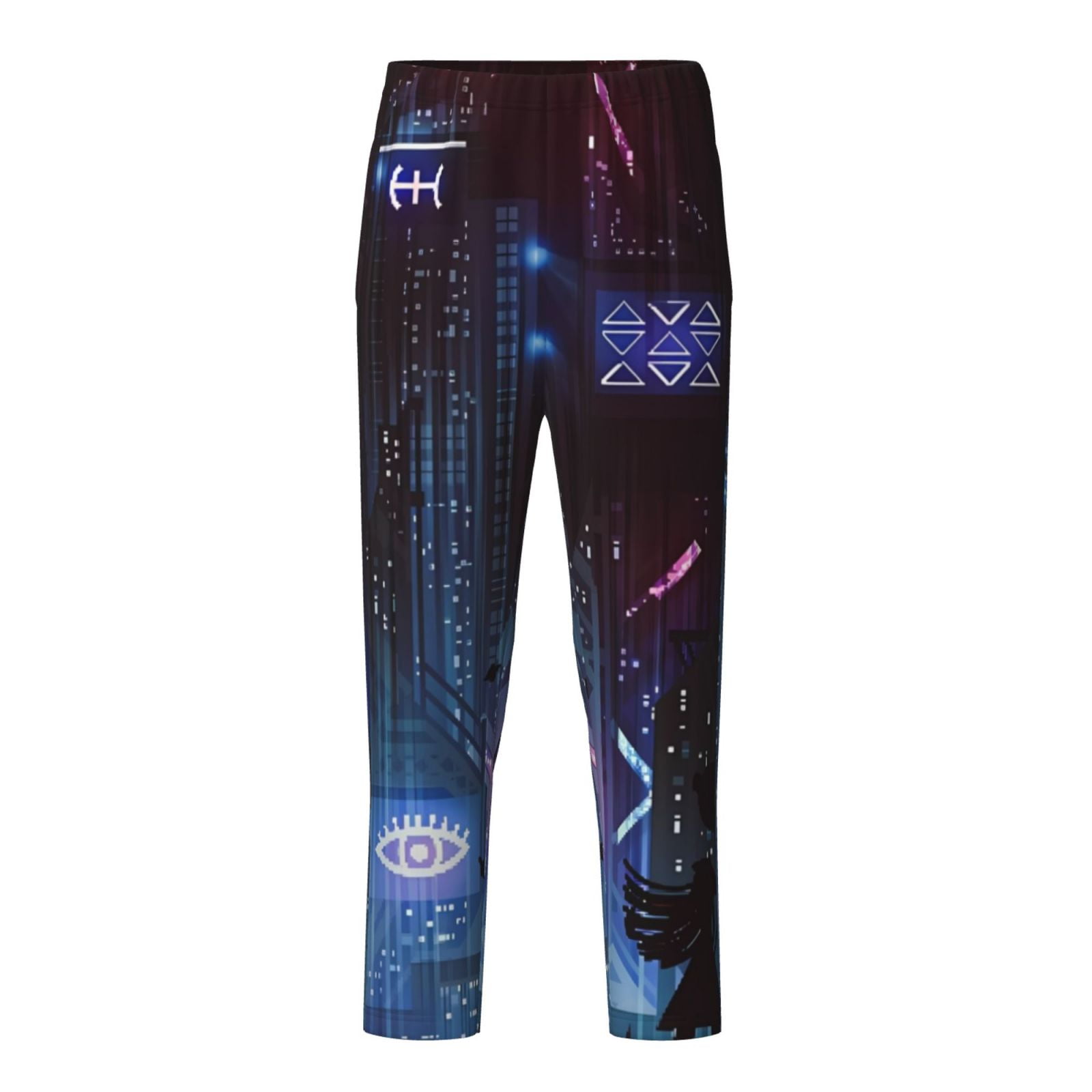 Saiise Boys Girls Pajama Pants Soft PJ Bottoms for Kids Geometry Dash ...