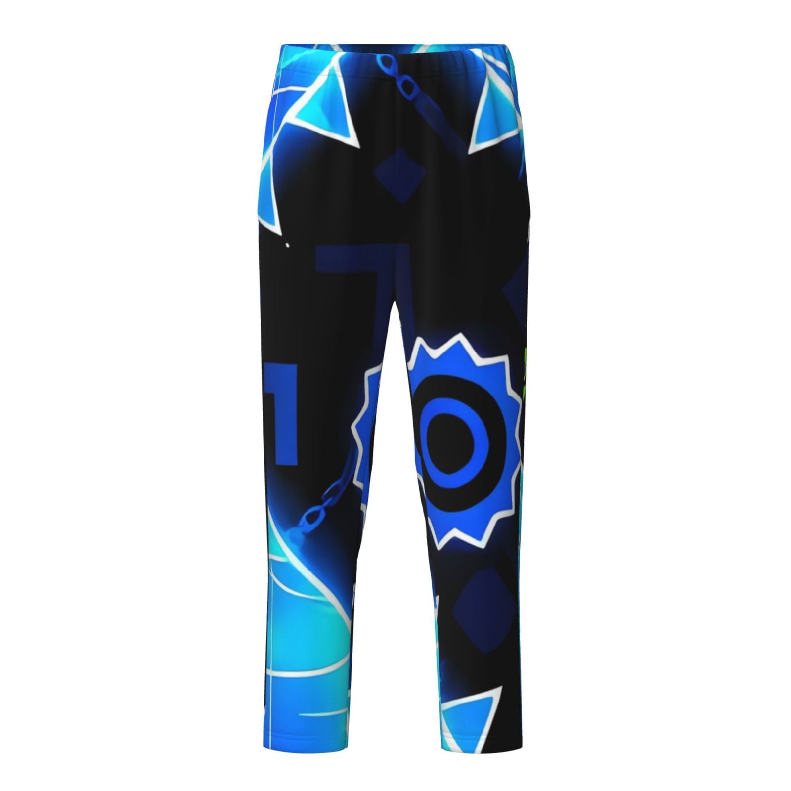 Saiise Boys Girls Pajama Pants Soft PJ Bottoms for Kids Geometry Dash ...