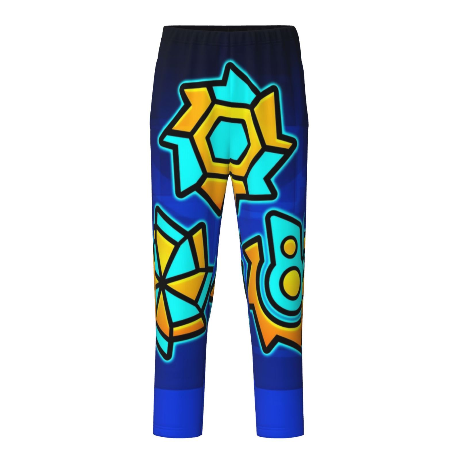 Saiise Boys Girls Pajama Pants Soft PJ Bottoms for Kids Geometry Dash ...