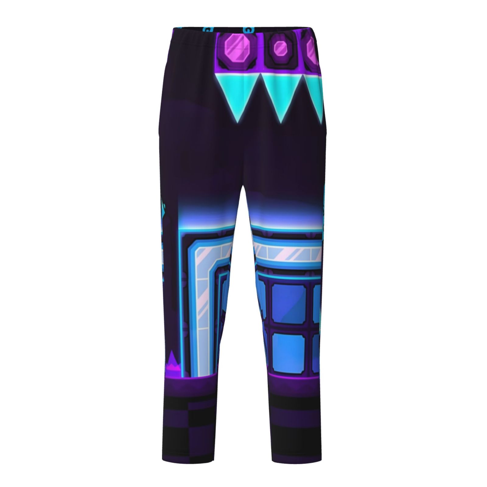 Saiise Boys Girls Pajama Pants Soft PJ Bottoms for Kids Geometry Dash ...