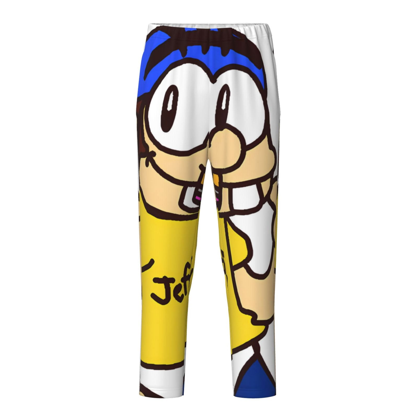 Saiise Boys Girls Pajama Pants Soft PJ Bottoms for Kids Sml Jeffy Print ...