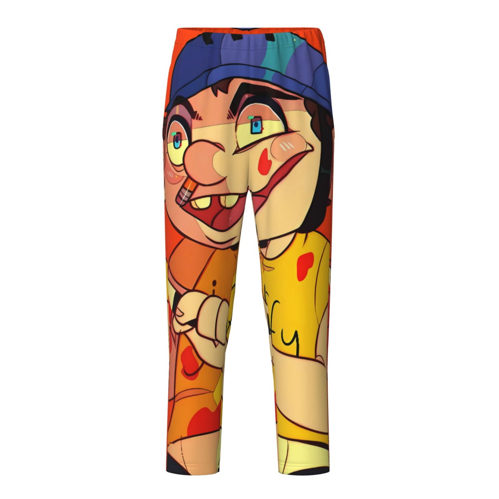 Saiise Boys Girls Pajama Pants Soft PJ Bottoms for Kids Sml Jeffy Print ...