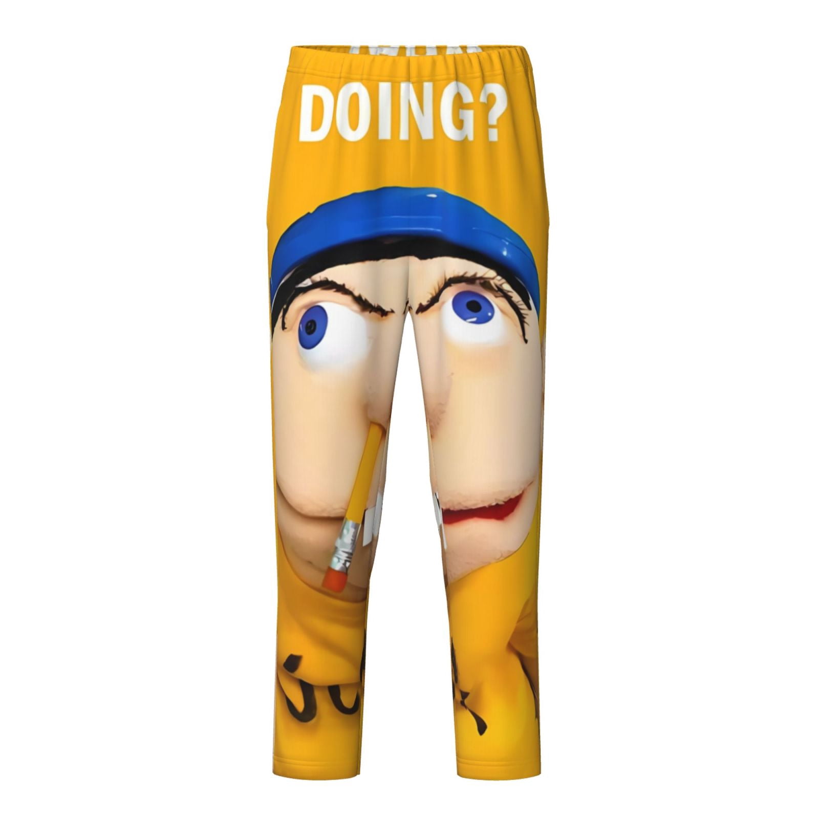 Saiise Boys Girls Pajama Pants Soft PJ Bottoms for Kids Sml Jeffy Print ...