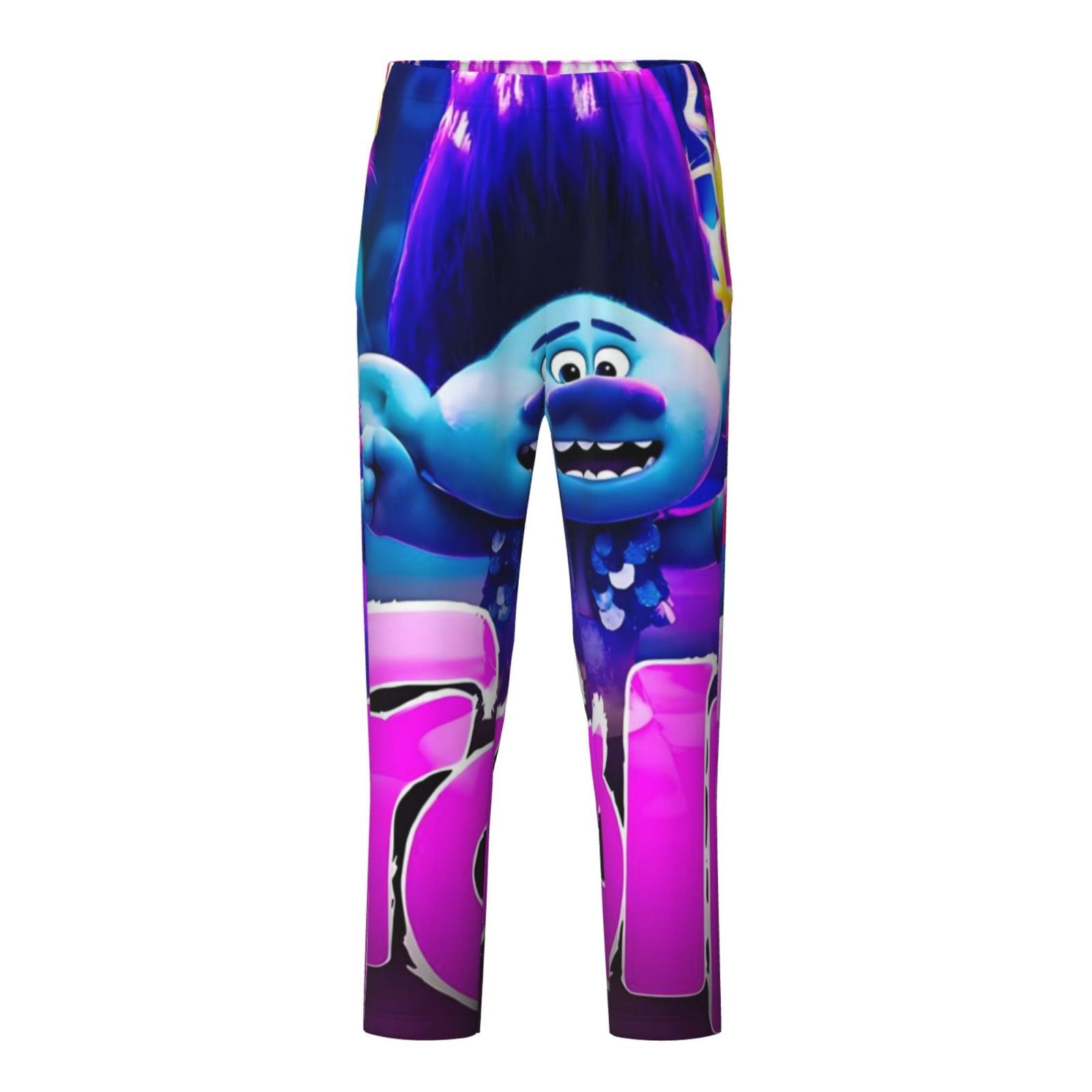 Saiise Boys Girls Pajama Pants Soft PJ Bottoms for Kids Trolls Band ...