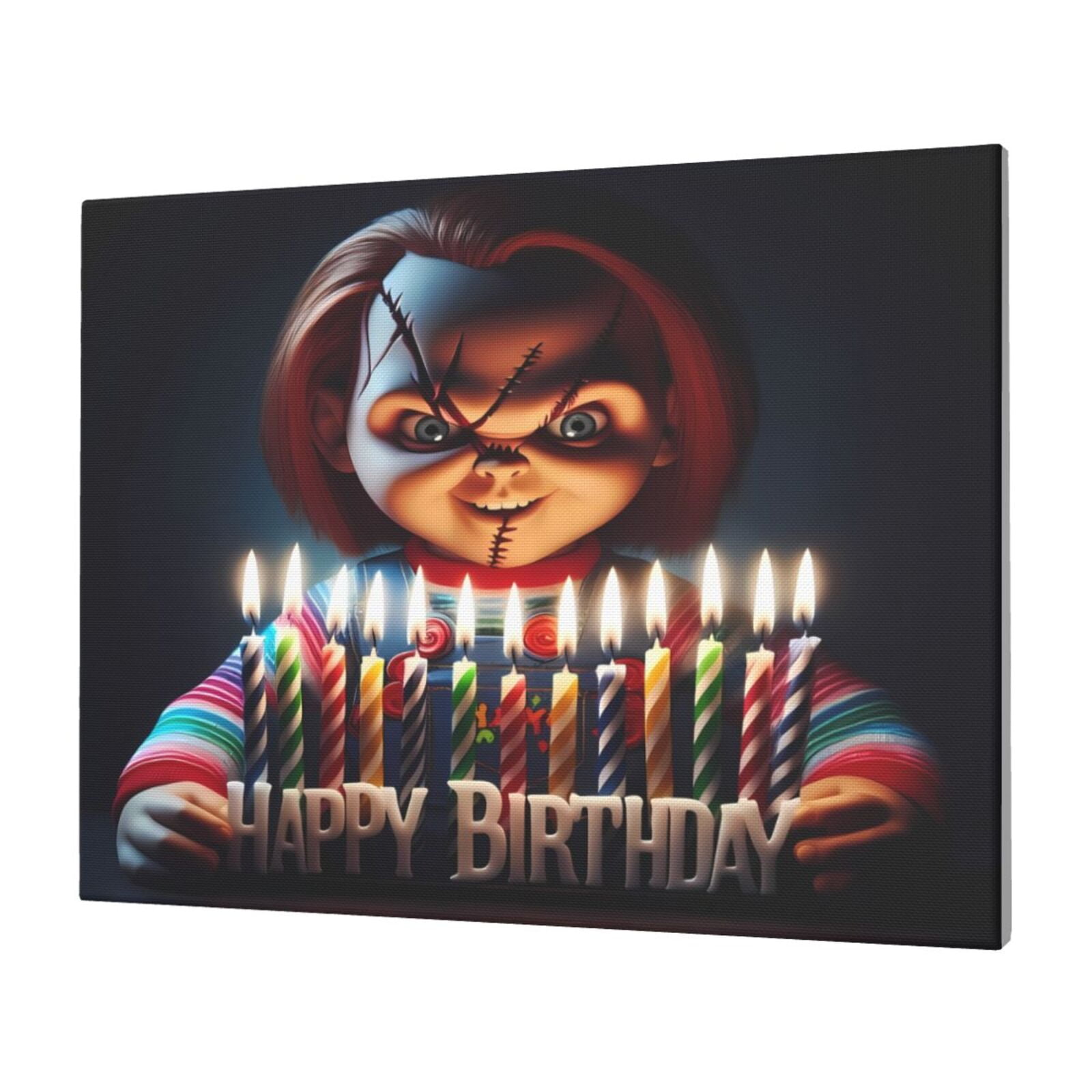 Saiise Chucky Frameless Canvas Wall Art - Contemporary Abstract Artwork ...