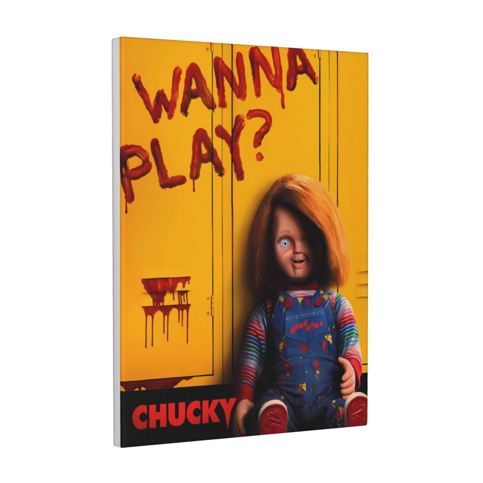 Saiise Chucky Frameless Canvas Wall Art - Contemporary Abstract Artwork ...