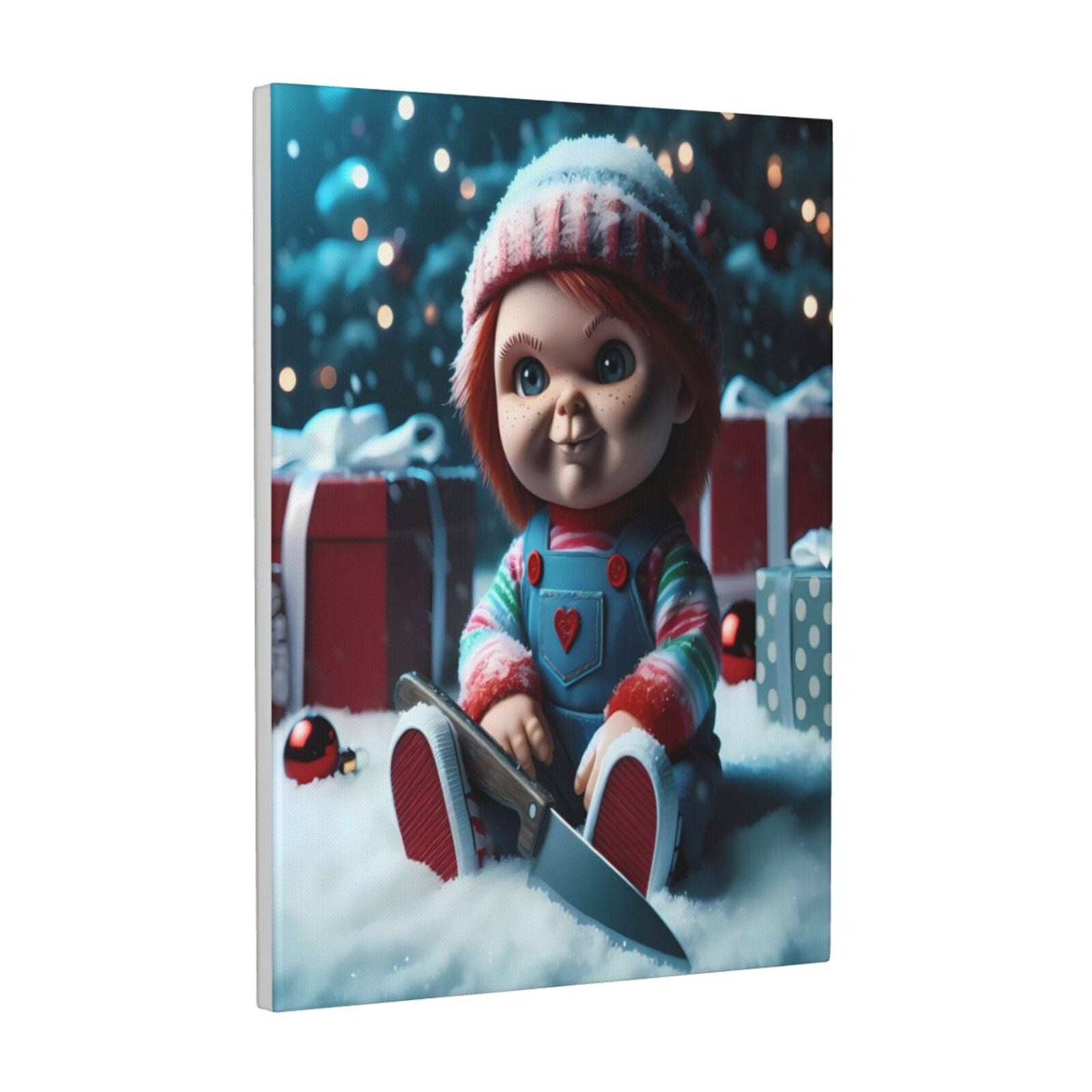 Saiise Chucky Frameless Canvas Wall Art - Contemporary Abstract Artwork ...