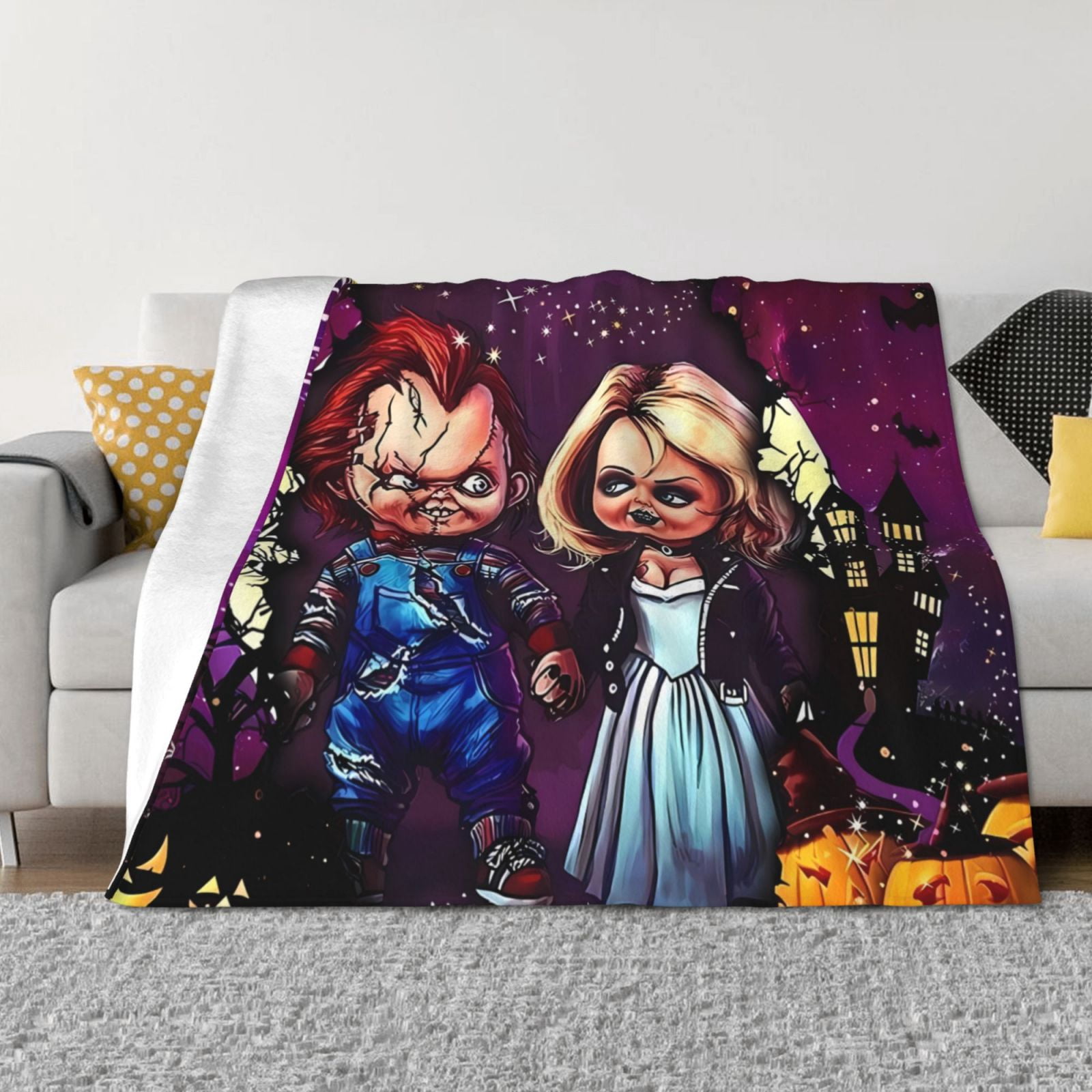 Saiise Chucky I Throw Blanket 50"x40" ,Soft Lightweight Cozy All Season ...