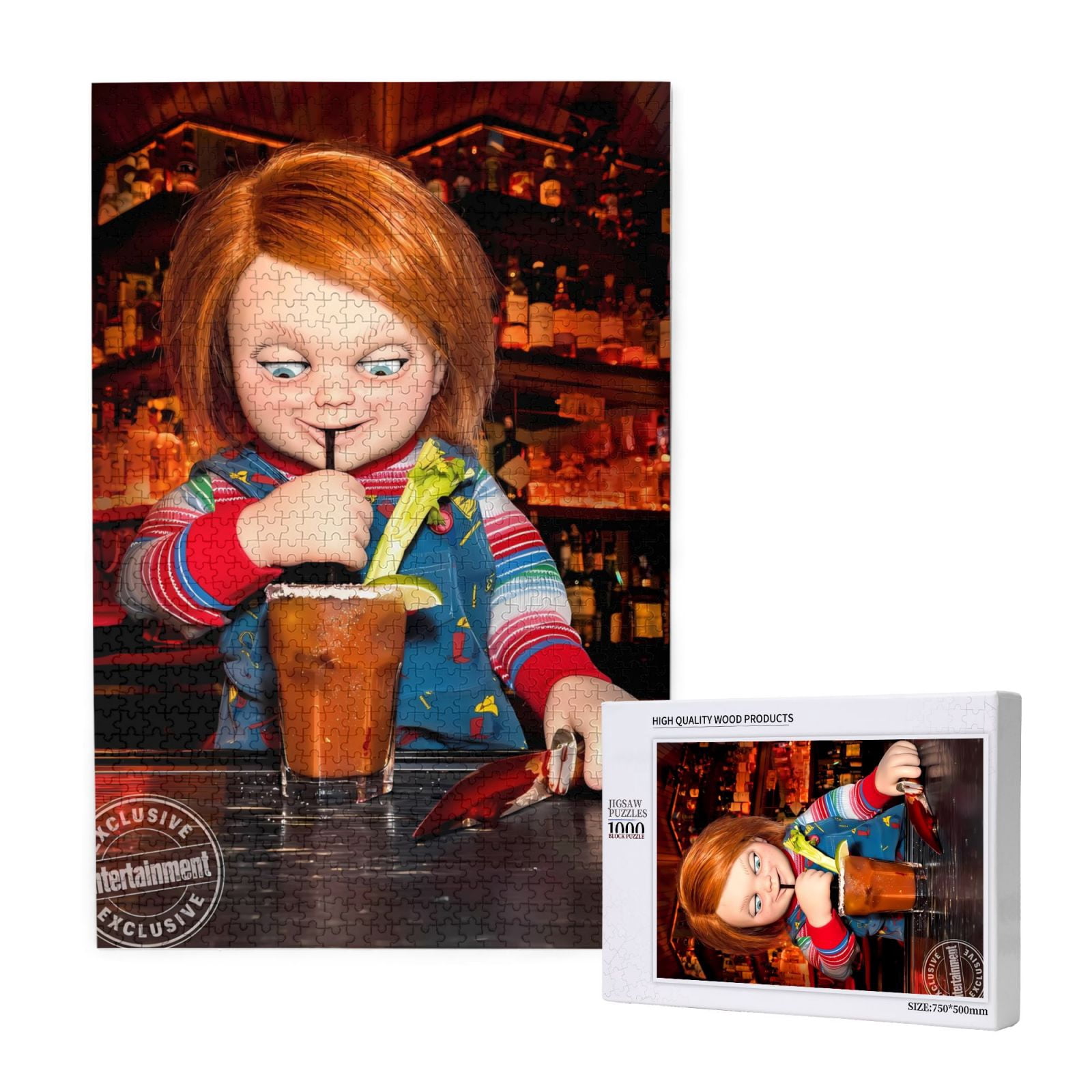 Saiise Chucky Print 1000 Jigsaw Puzzle for Adults and Family,Impossible ...