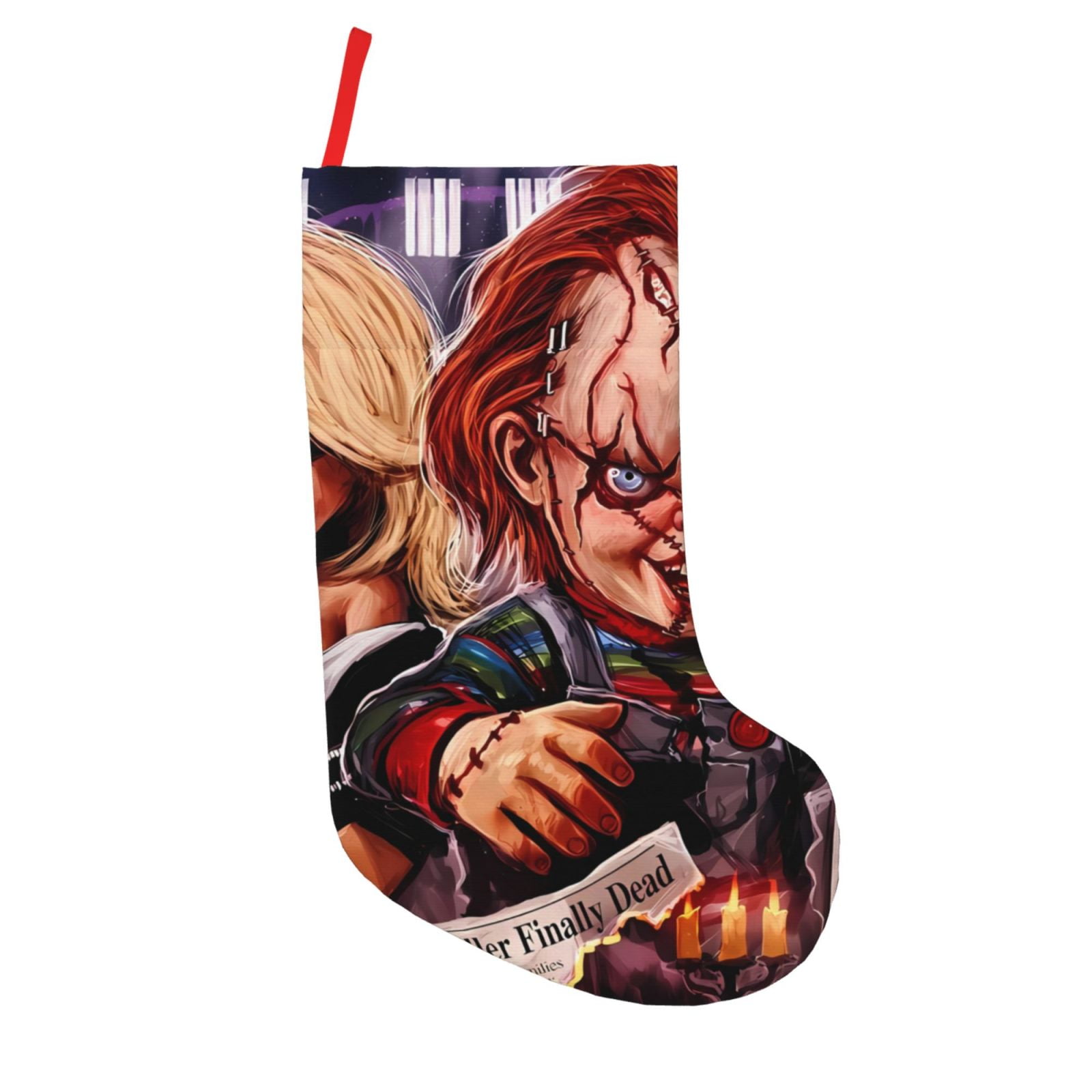 Saiise Chucky Print 18 Inches Christmas Stockings,Large Stockings for ...