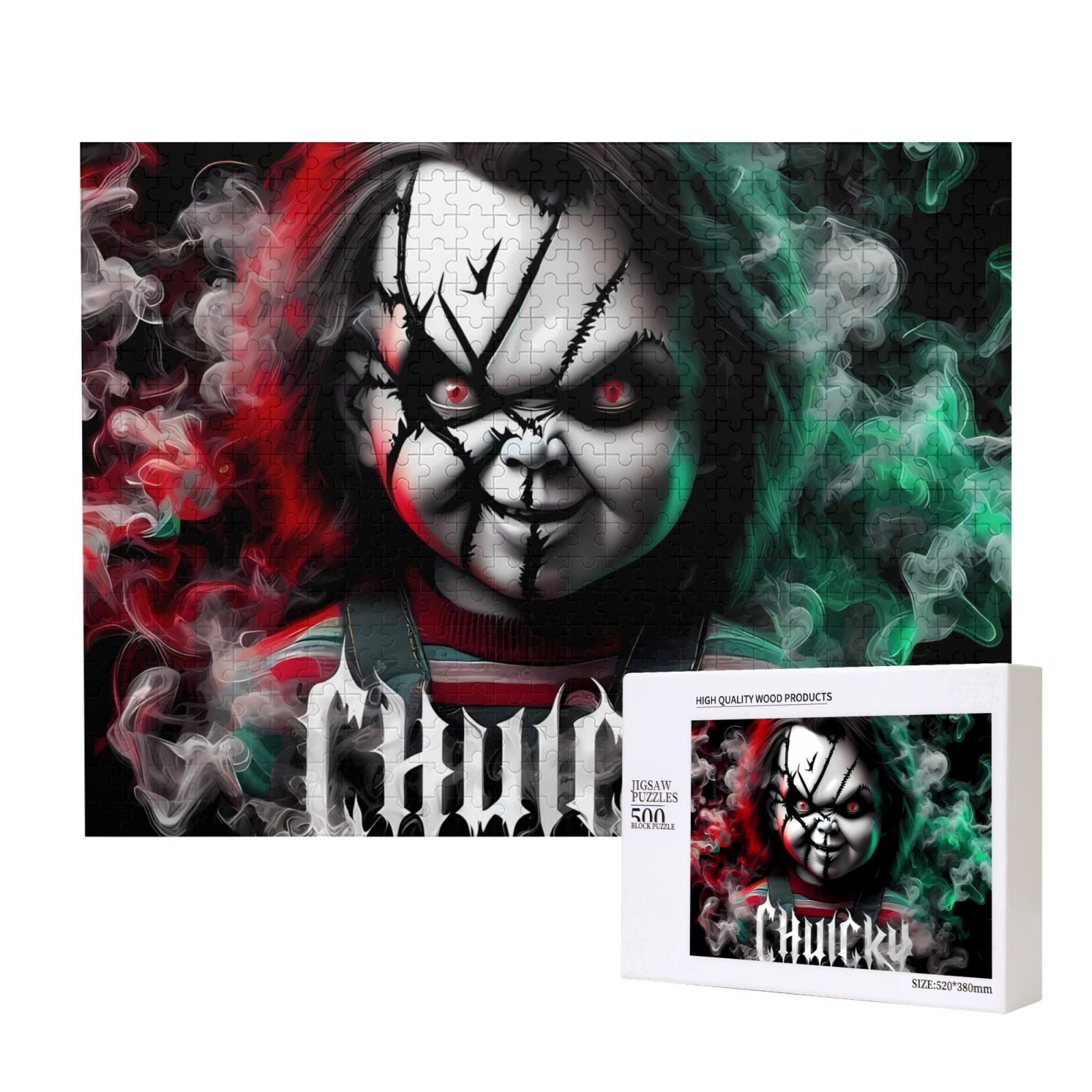 Saiise Chucky Print 500 Jigsaw Puzzle for Adults and Family,Impossible ...