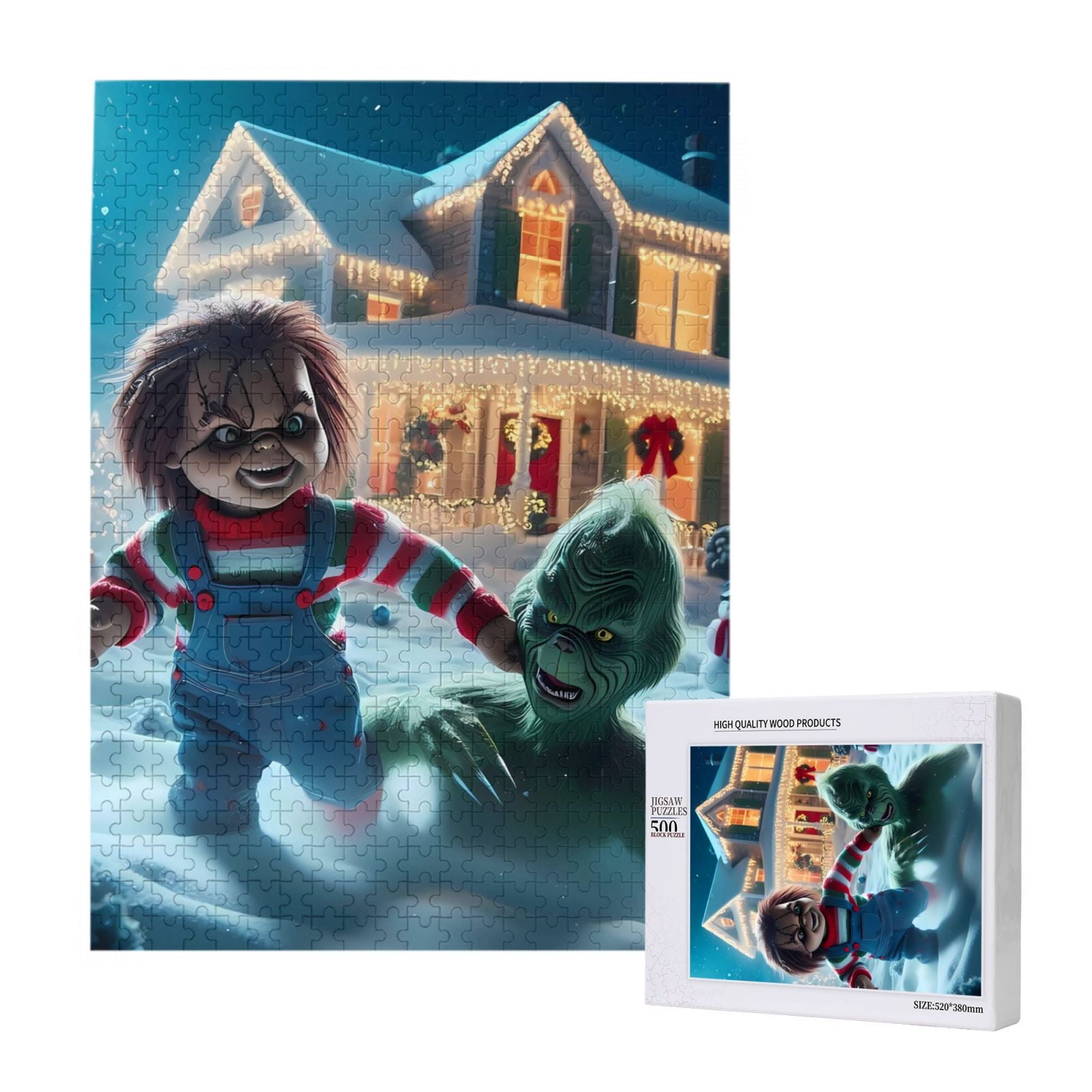 Saiise Chucky Print 500 Jigsaw Puzzle for Adults and Family,Impossible ...