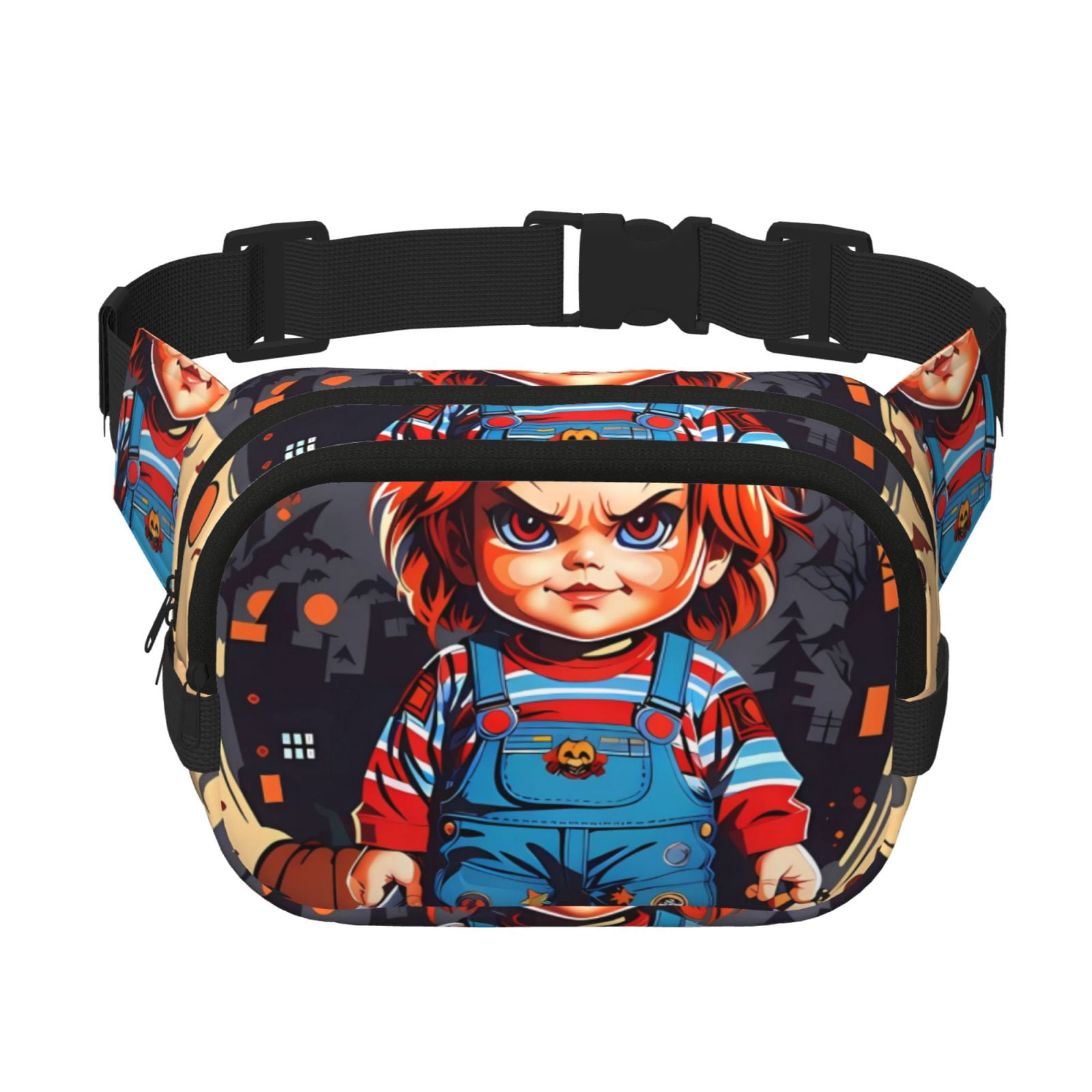 Saiise Chucky Print Fanny Pack Crossbody Bag for Women and Men, Belt ...