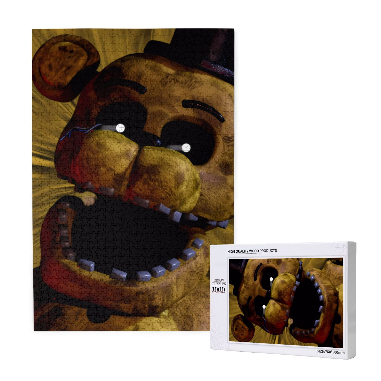 Saiise Five Nights At Freddy'S Print 1000 Jigsaw Puzzle for Adults and ...