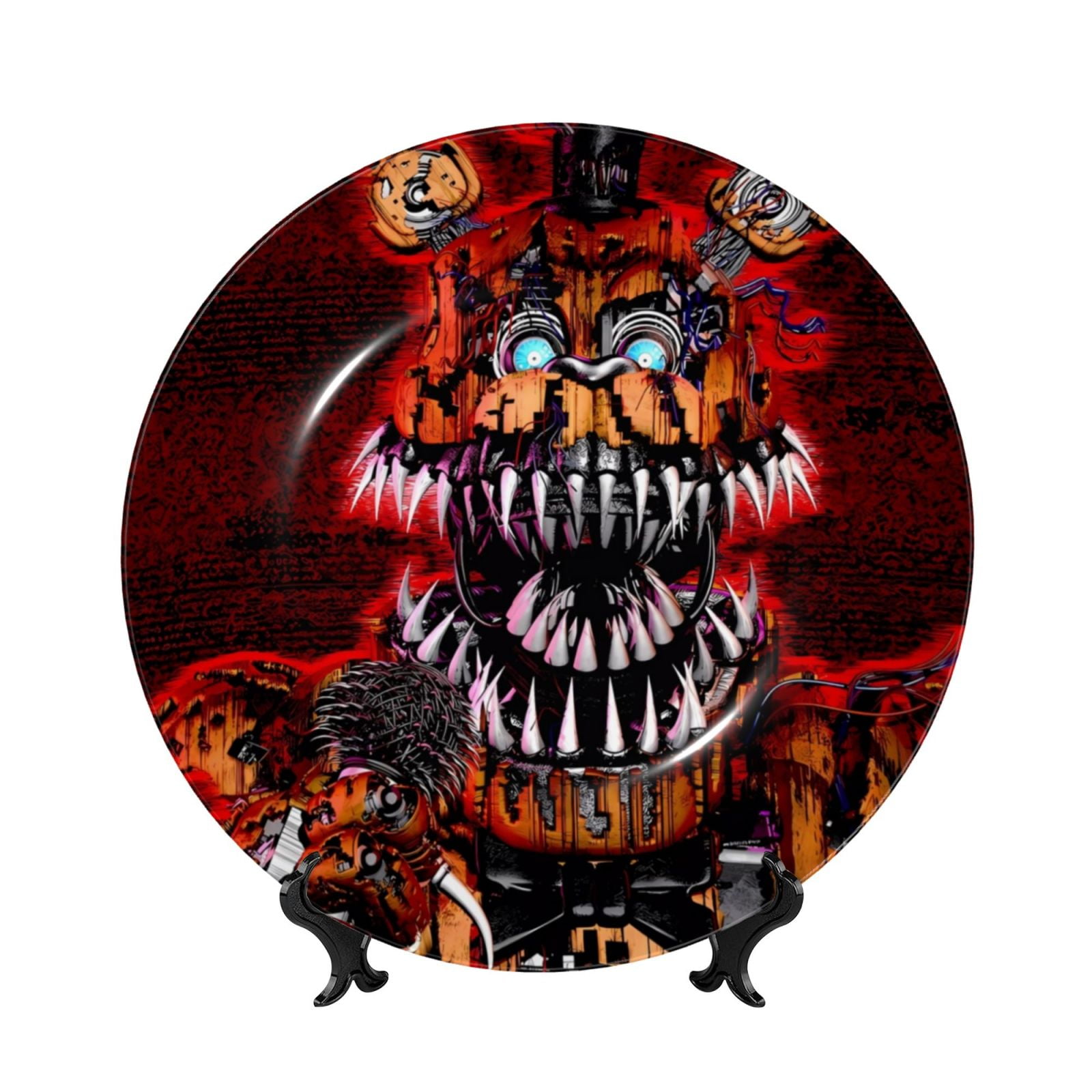 Saiise Five Nights At Freddy'S Print Bone China Decorative Plate ...