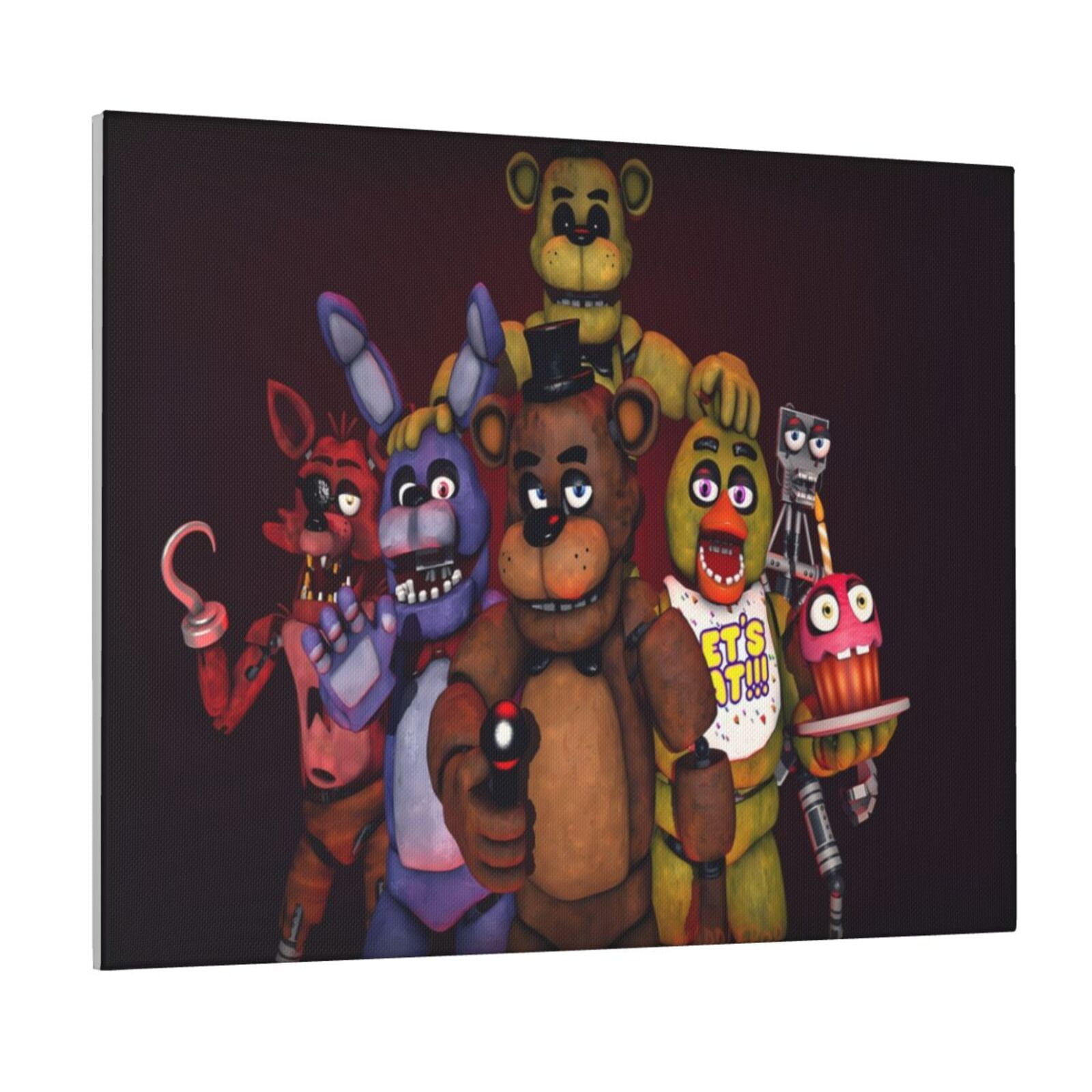 Saiise Five Nights At Freddy'S Frameless Canvas Wall Art - Abstract ...