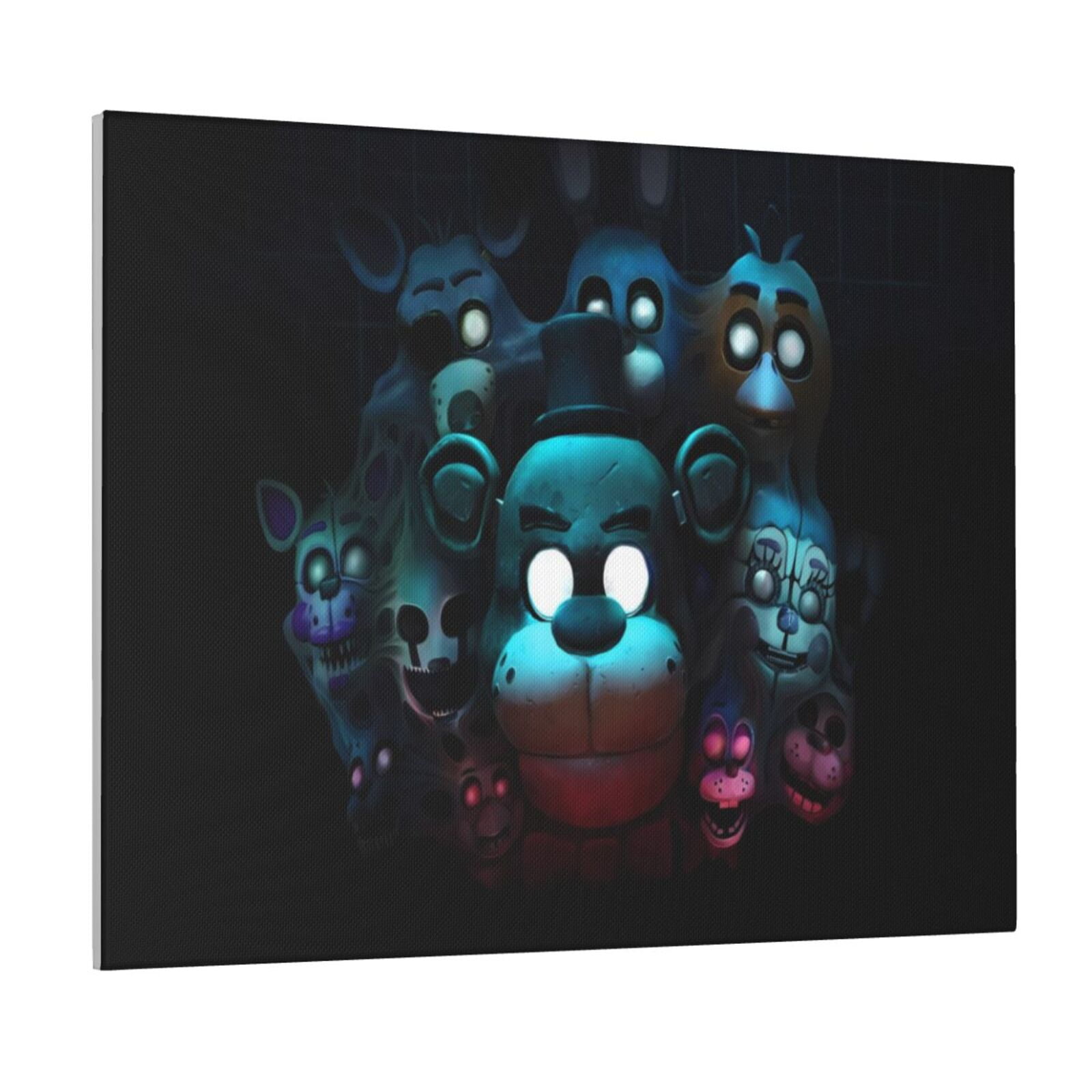 Saiise Five Nights At Freddy'S Frameless Canvas Wall Art - Abstract ...