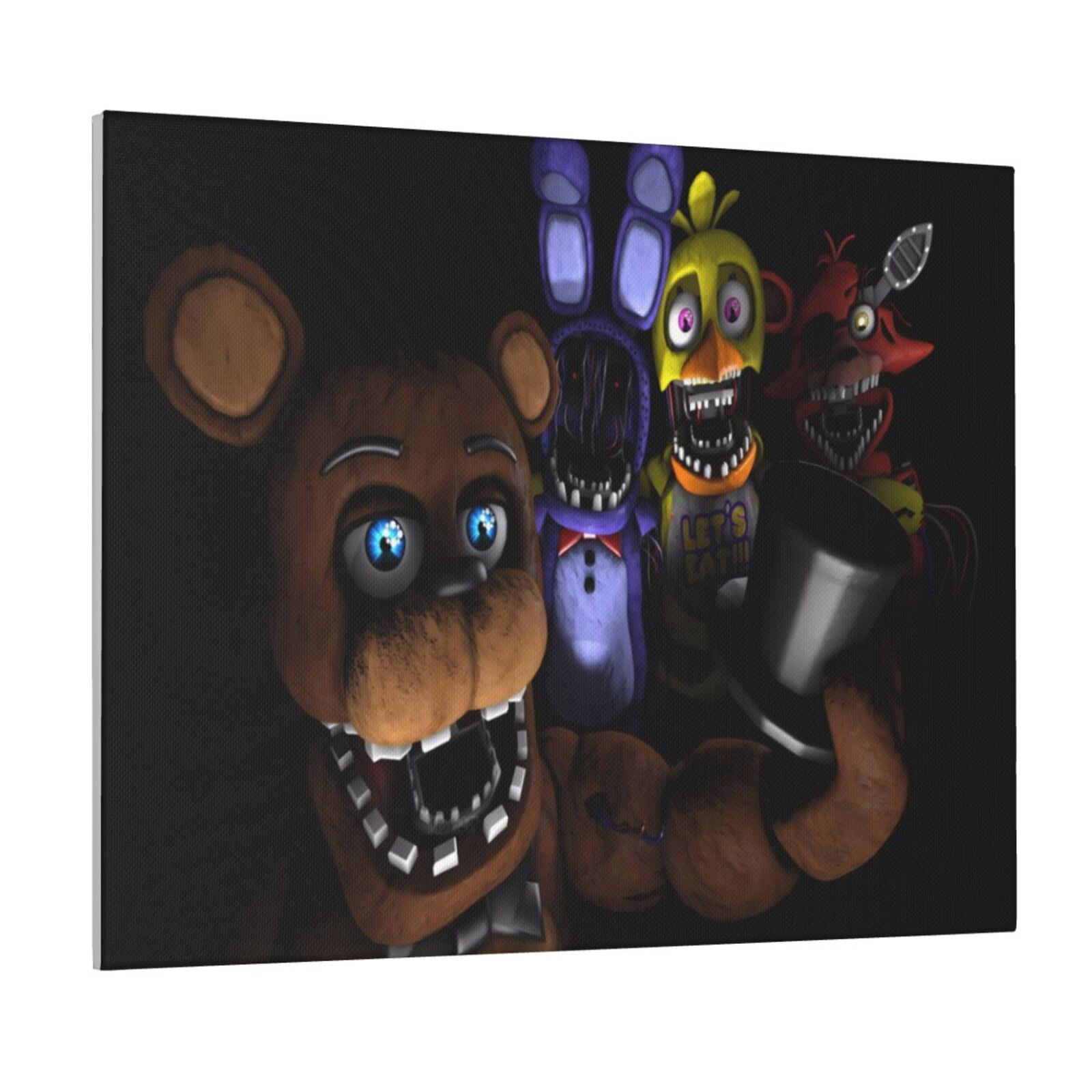 Saiise Five Nights At Freddy'S Frameless Canvas Wall Art - Abstract ...