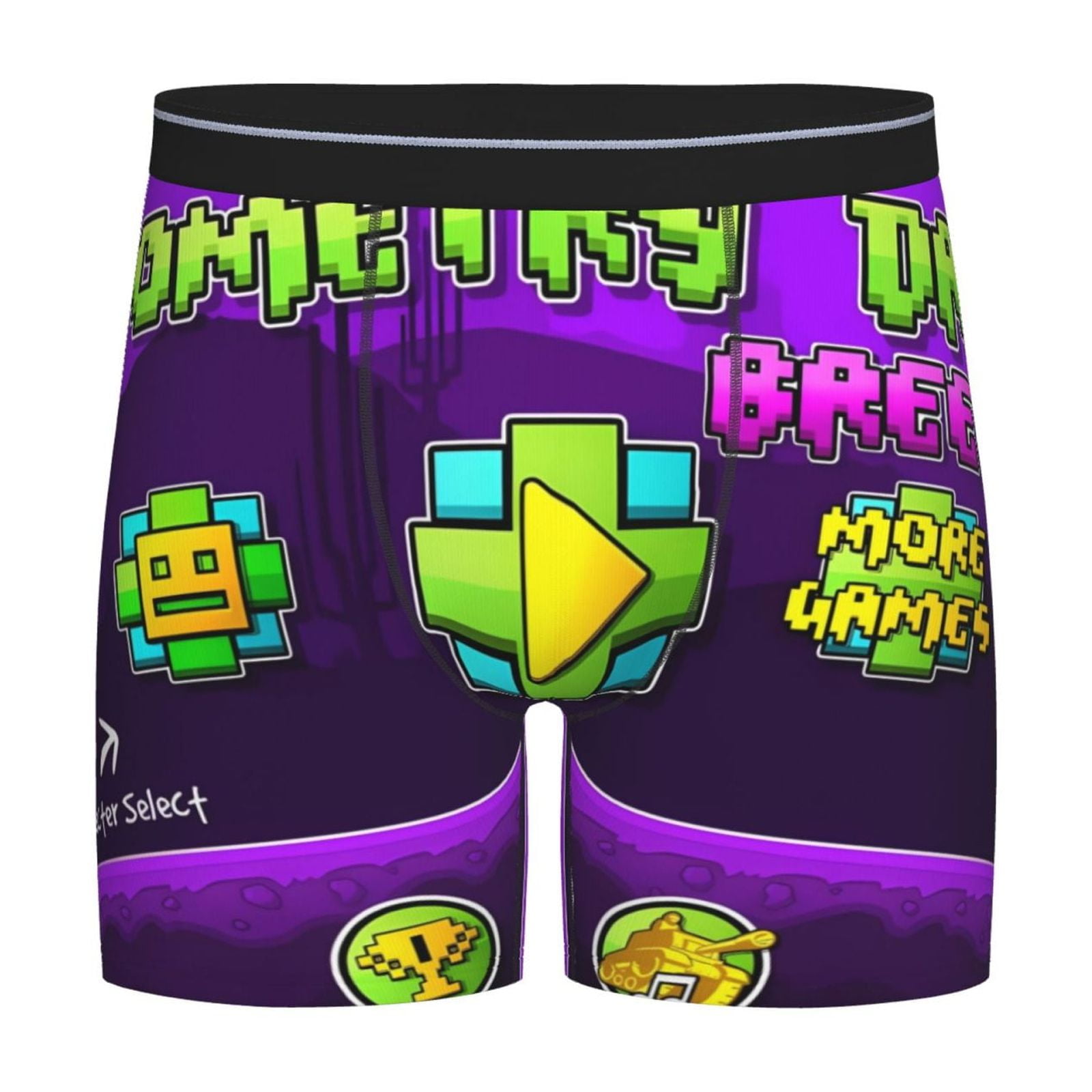 Saiise Geometry Dash Men's Underwear Boxer Briefs Cotton Trunks Short ...