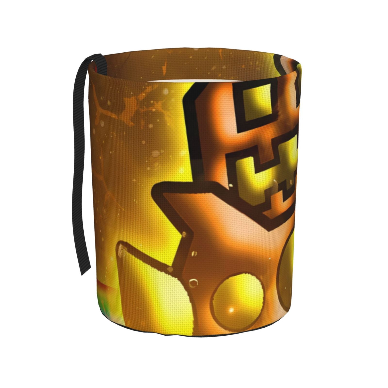 Saiise Geometry Dash Print Car Trash Can Bin for Back Seat Leak Proof ...