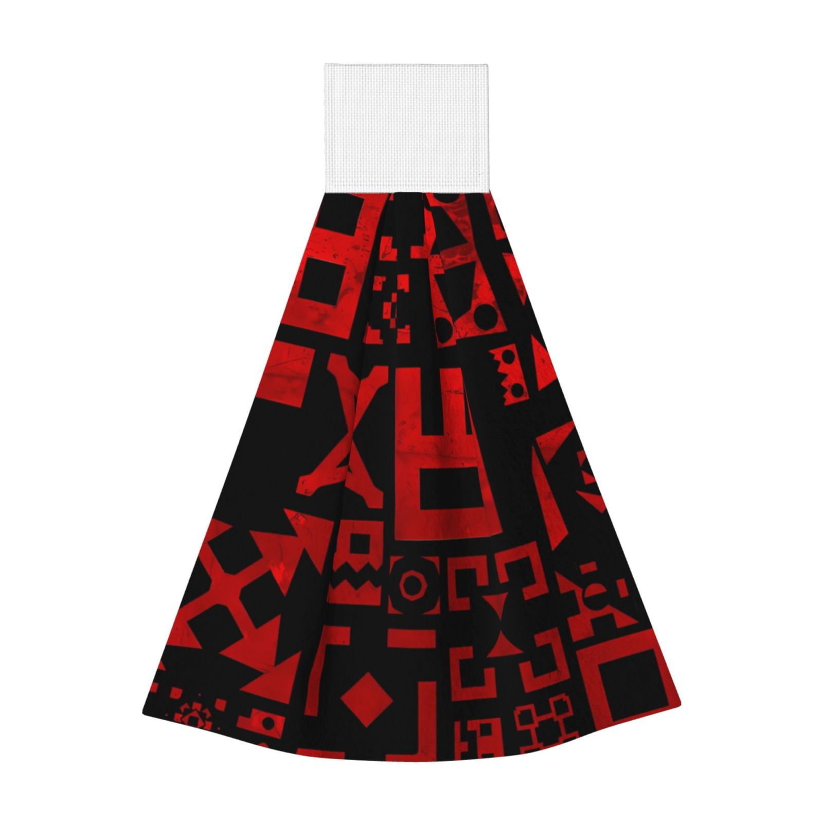 Saiise Geometry Dash Print Hanging Kitchen Towels Hand Towel Loop Dish ...