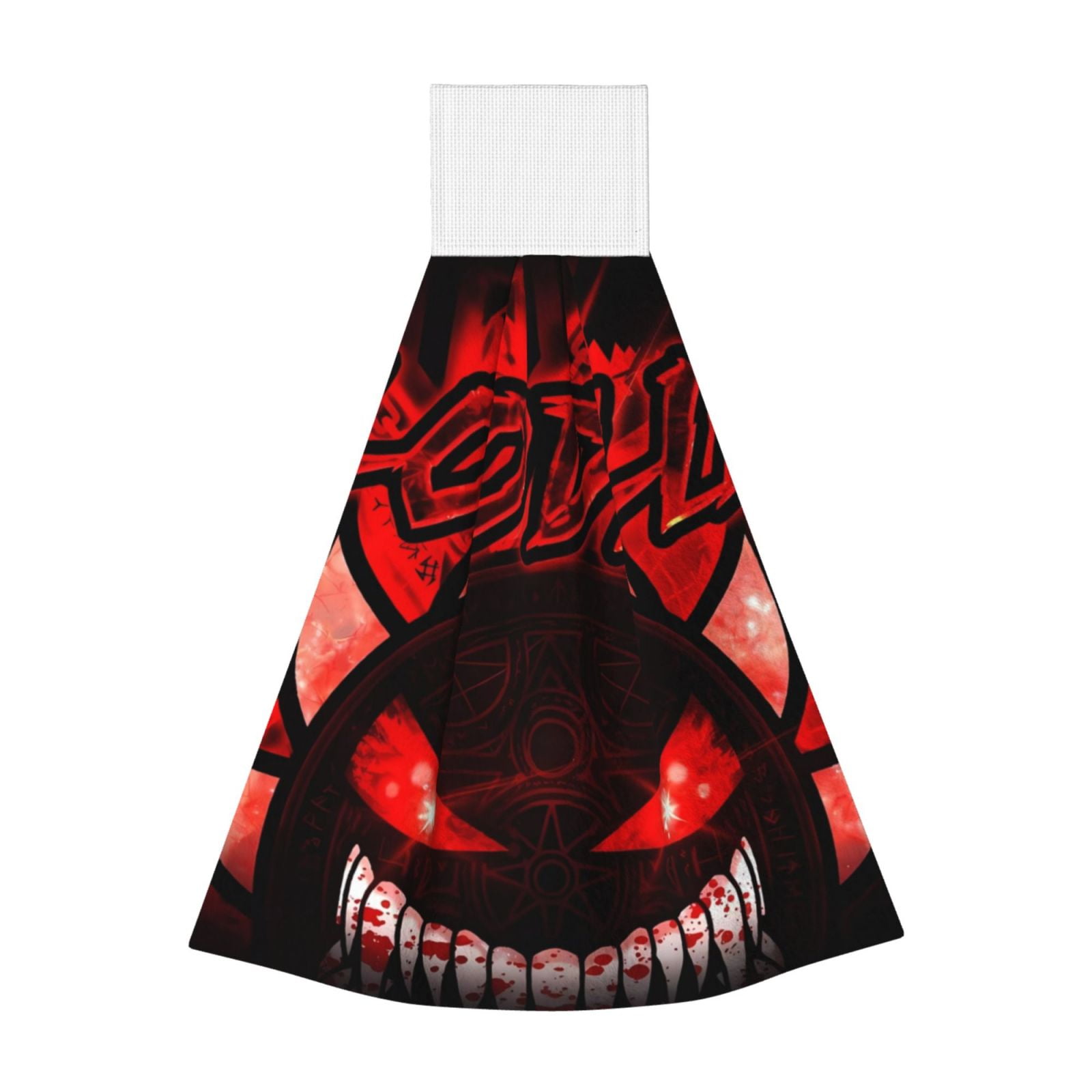 Saiise Geometry Dash Print Hanging Kitchen Towels Hand Towel Loop Dish ...