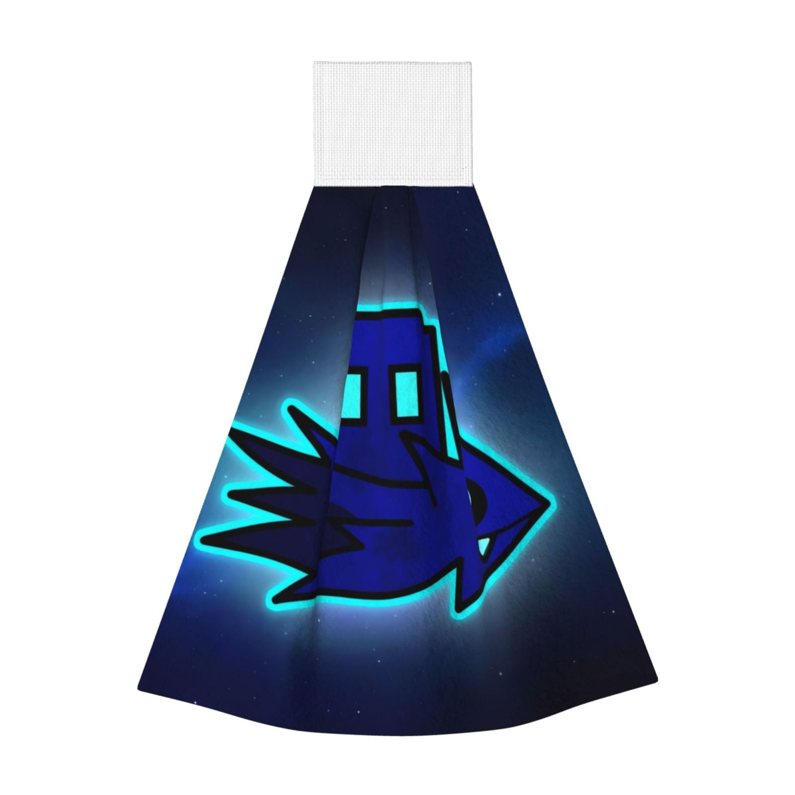 Saiise Geometry Dash Print Hanging Kitchen Towels Hand Towel Loop Dish ...