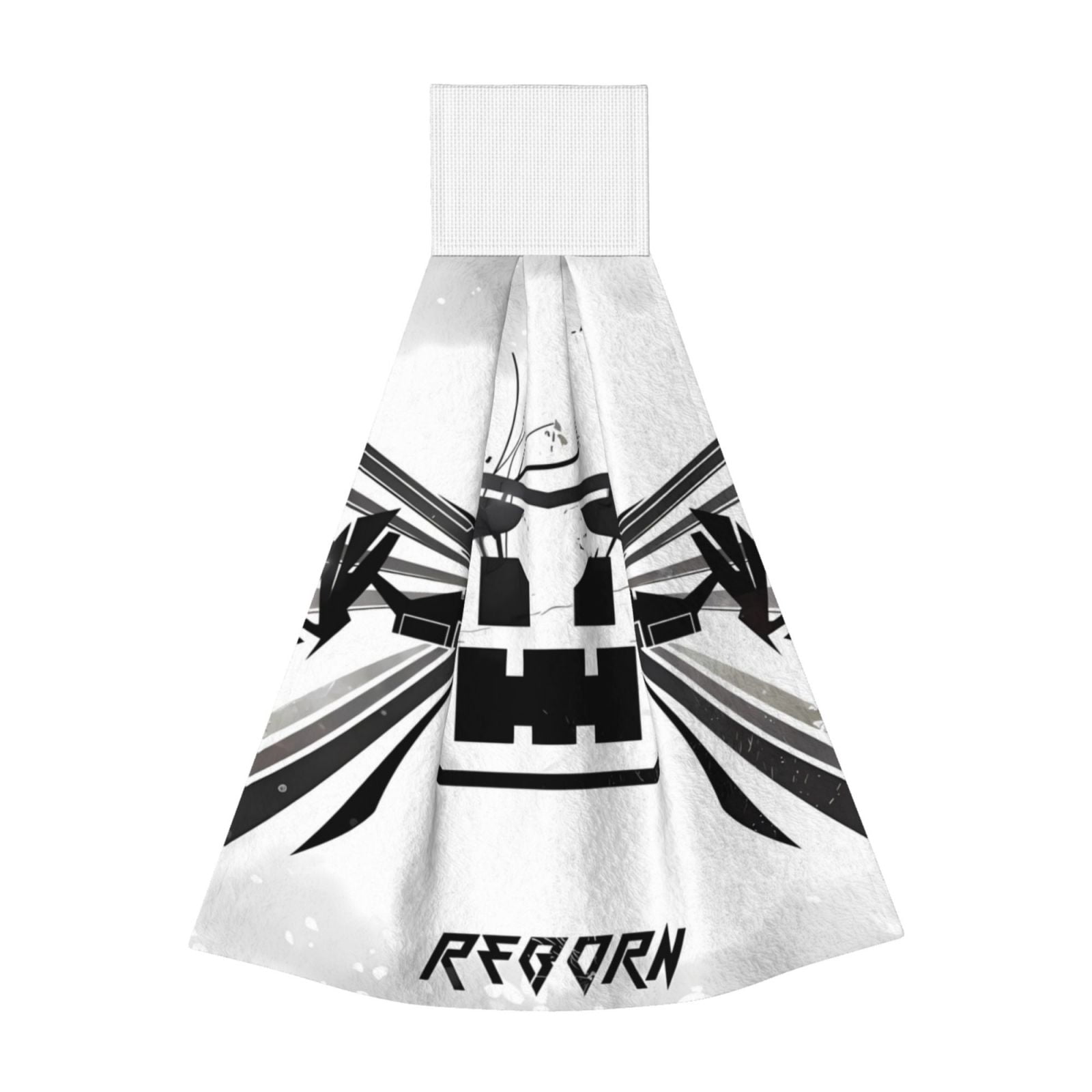 Saiise Geometry Dash Print Hanging Kitchen Towels Hand Towel Loop Dish ...