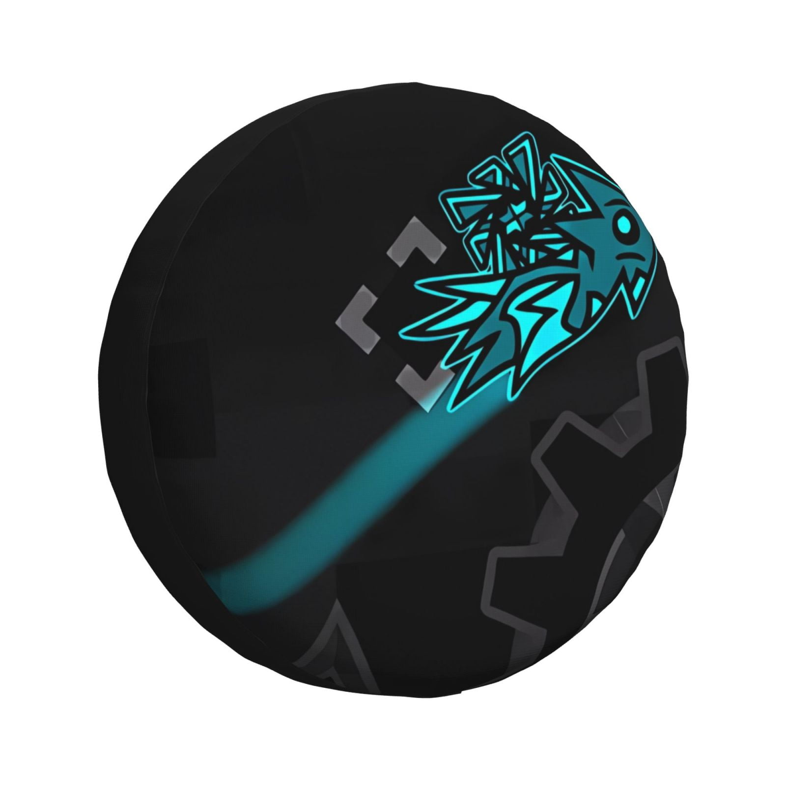 Saiise Geometry Dash Print Rv Spare Tire Cover Wheel Tire Cover for ...