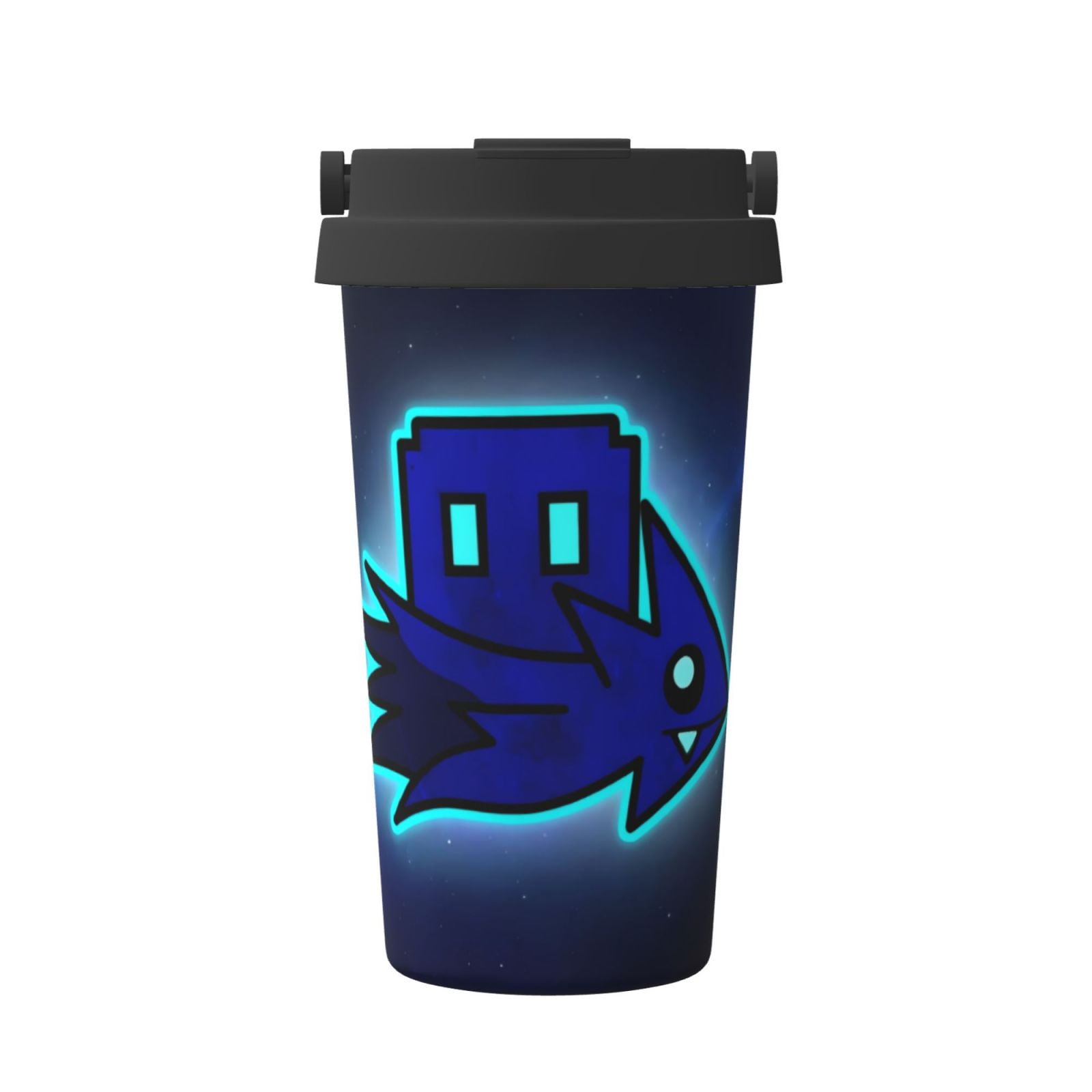 Saiise Geometry Dash Print Travel Coffee Mug 16oz,Insulated Coffee Mug ...