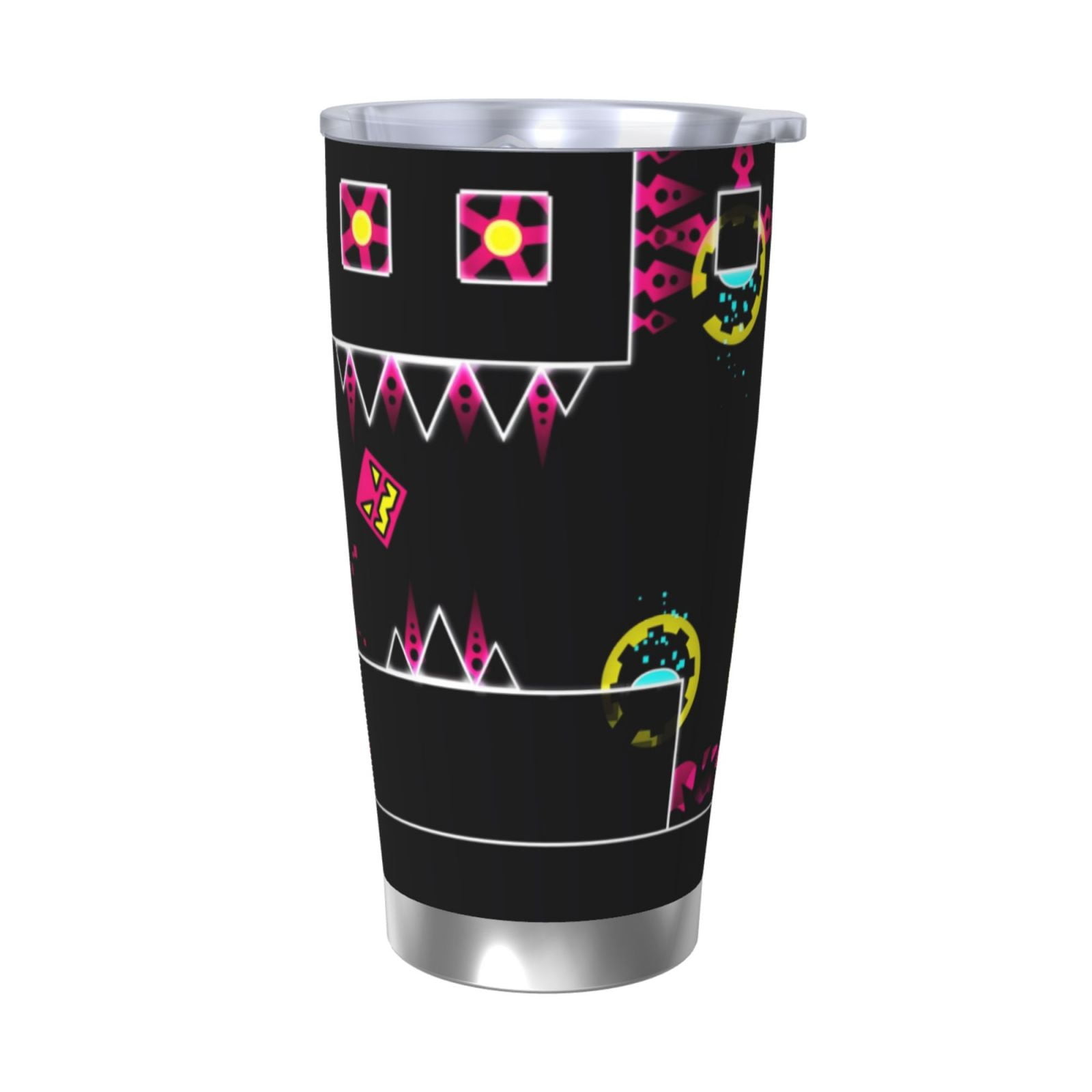 Saiise Geometry Dash Print Tumbler 20 Oz Stainless Steel Vacuum ...