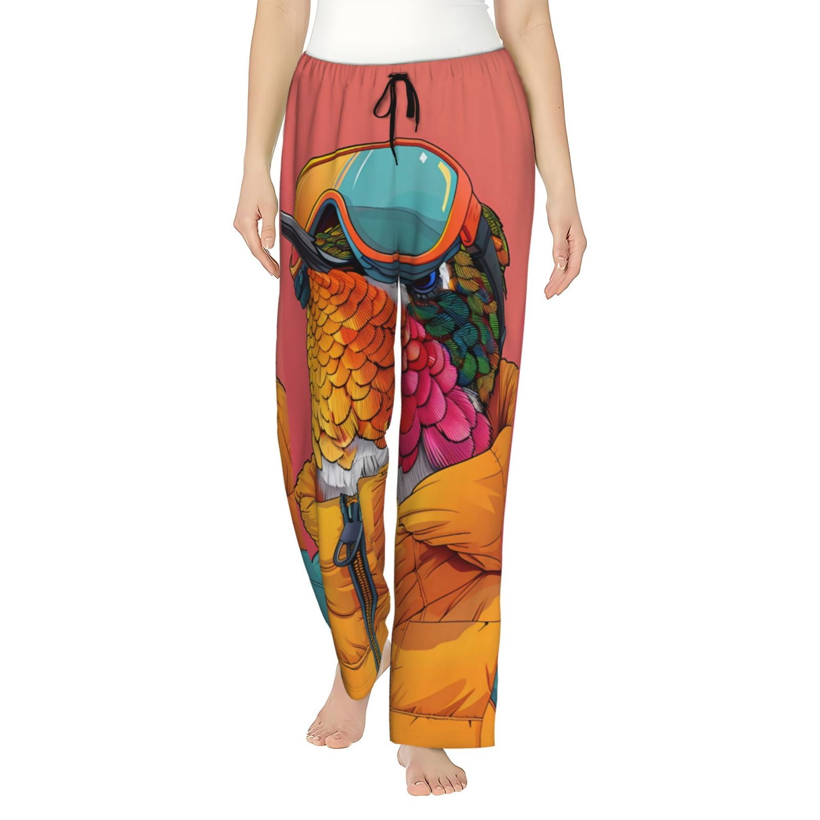Saiise Hip Hummingbird In Jacket Womens Pajama Pants Stretch Comfy ...