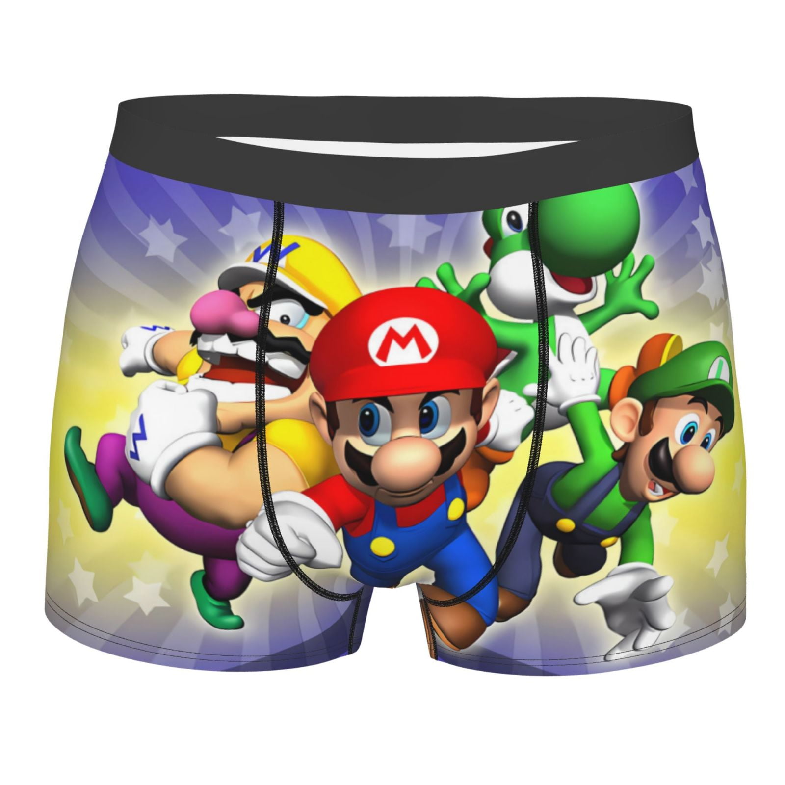 Saiise Mario Ap Men's Underwear Boxer Briefs Cotton Trunks Short Leg ...