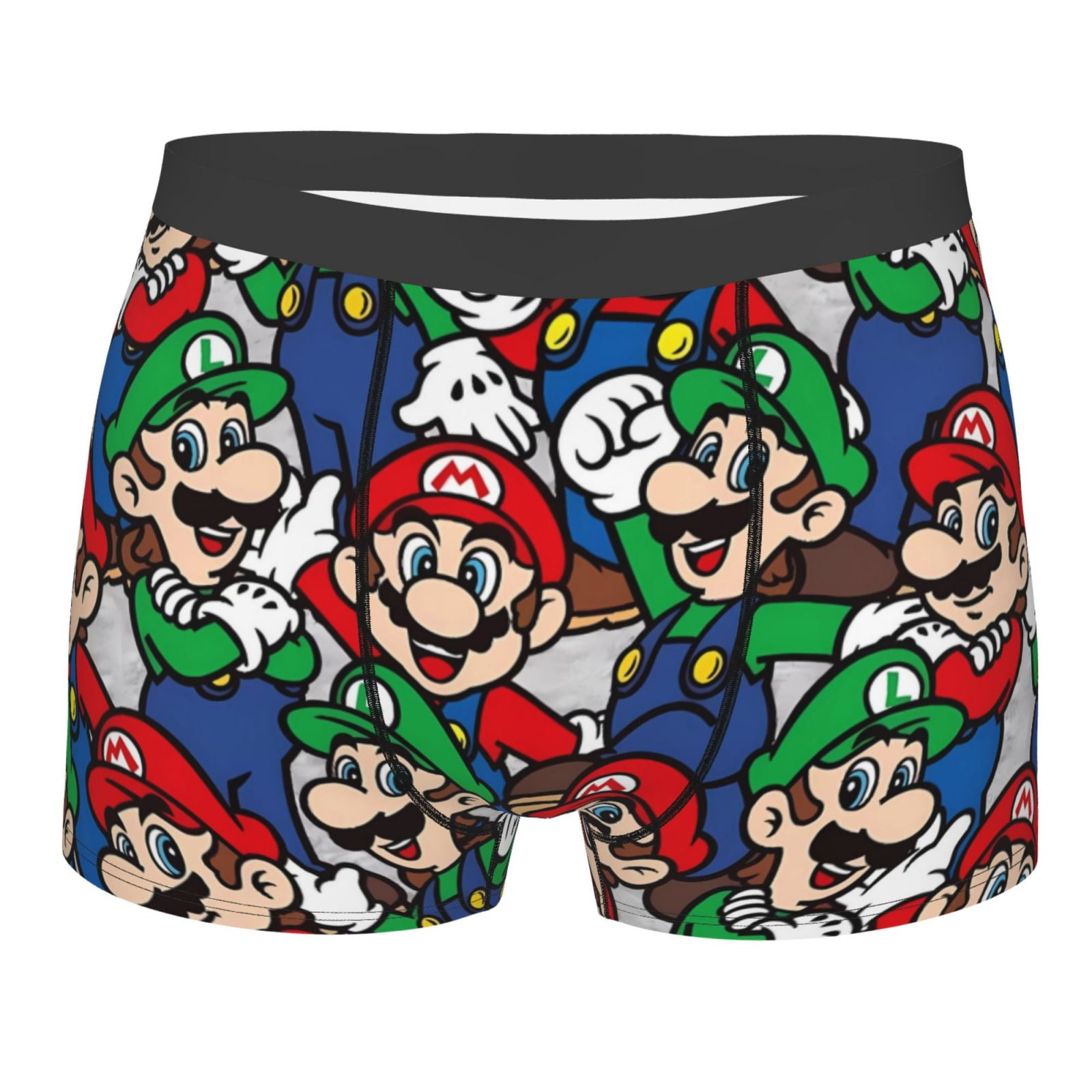 Saiise Mario By Men's Underwear Boxer Briefs Cotton Trunks Short Leg ...