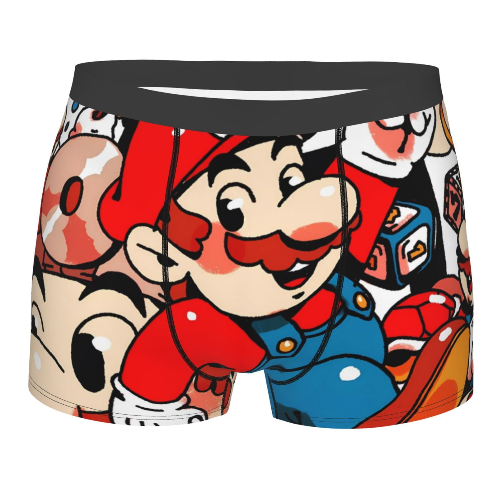 Saiise Mario Cg Men's Underwear Boxer Briefs Cotton Trunks Short Leg ...