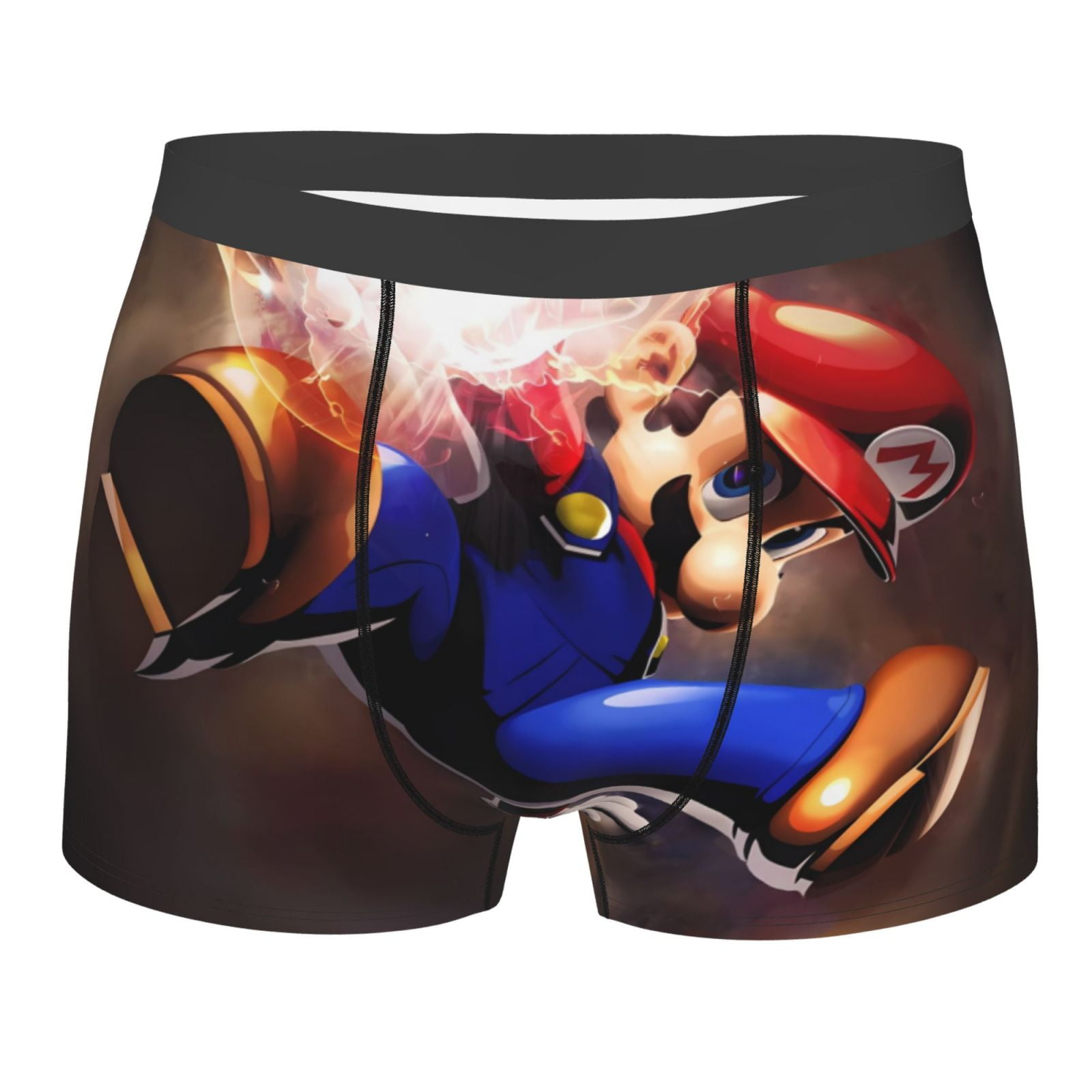 Saiise Mario Co Men's Underwear Boxer Briefs Cotton Trunks Short Leg ...