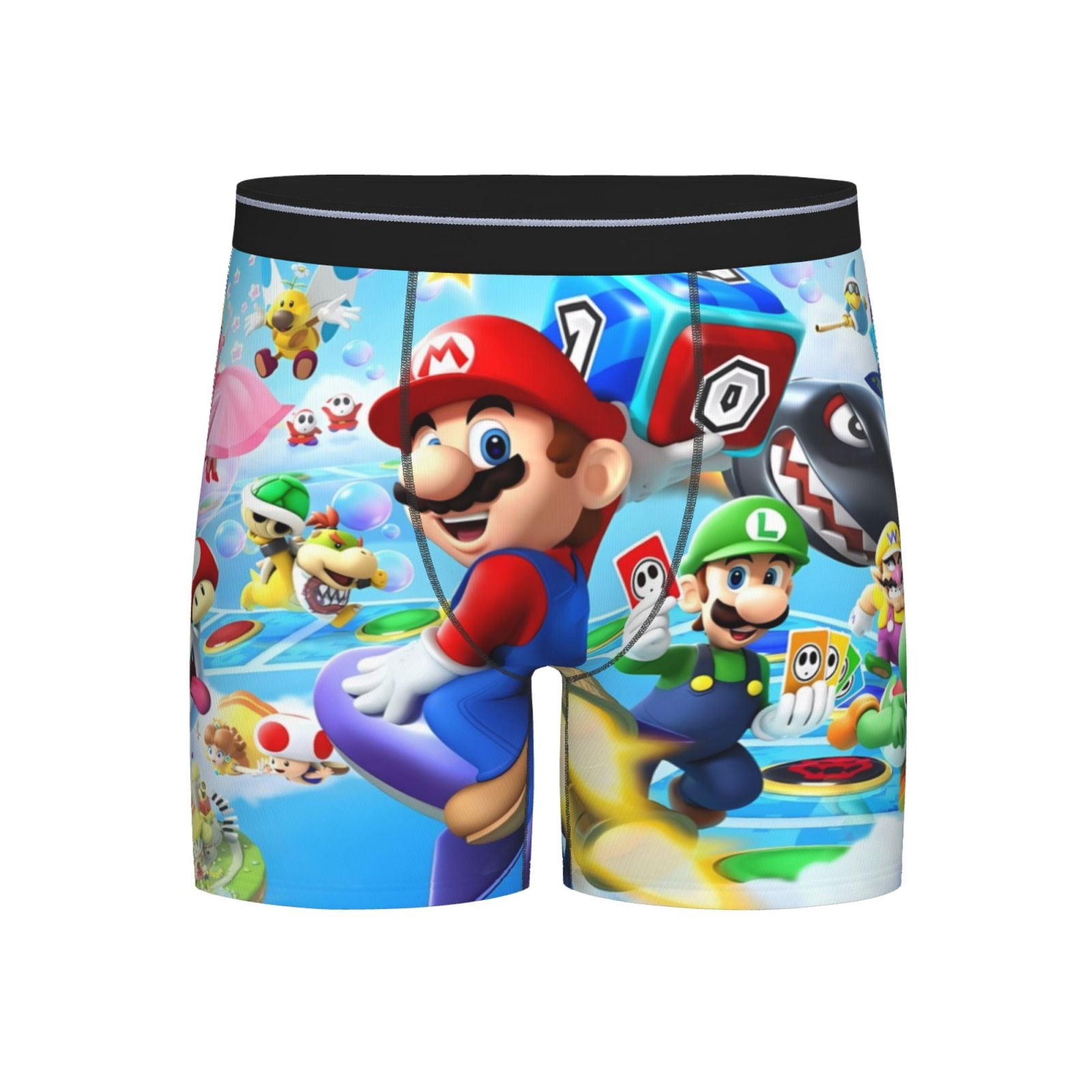 Saiise Mario Men's Underwear Boxer Briefs Cotton Trunks Short Leg ...