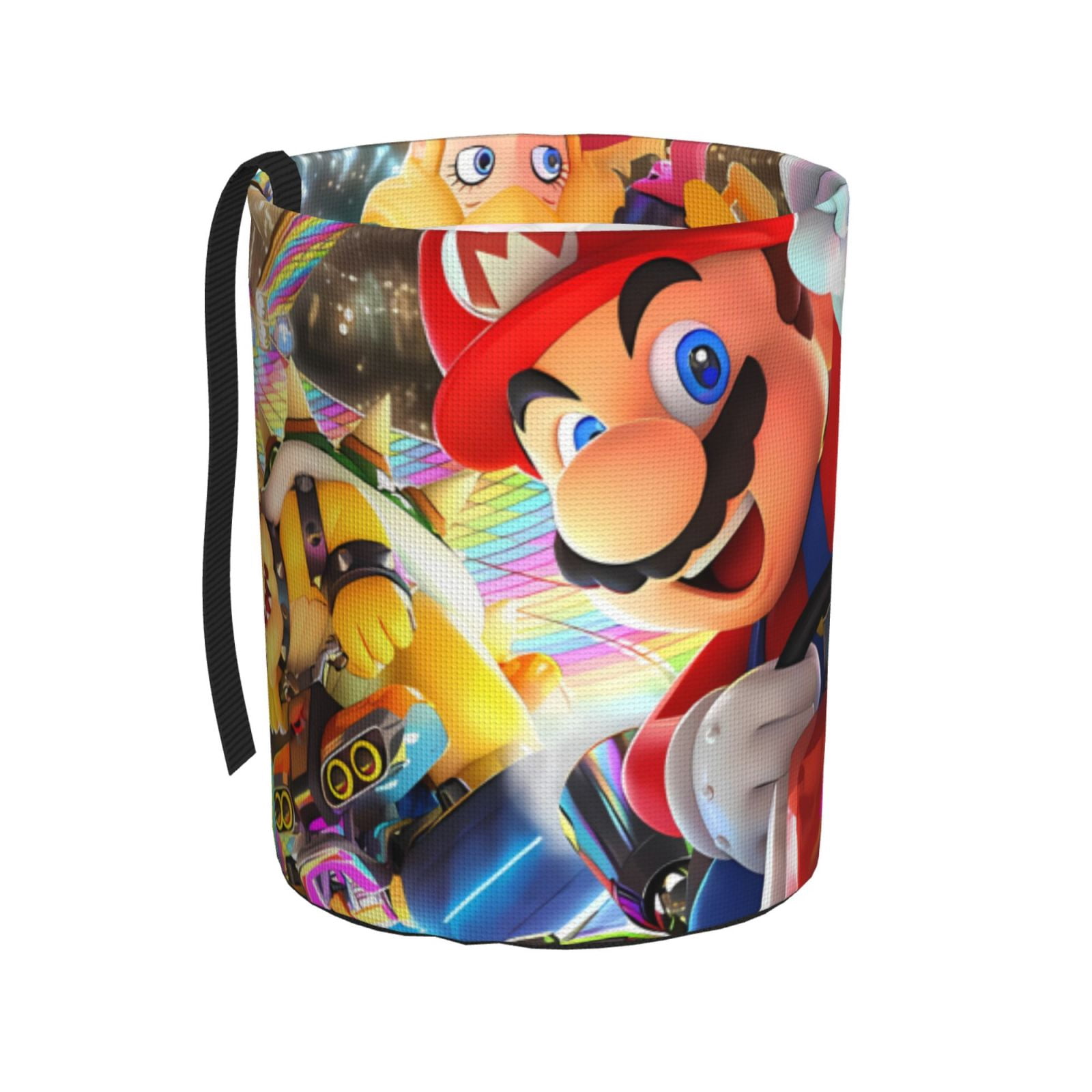 Saiise Mario Print Car Trash Can Bin for Back Seat Leak Proof, Trash ...