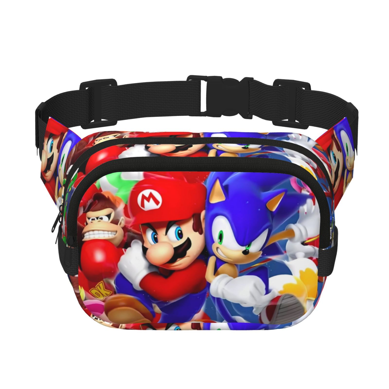 Saiise Mario Print Fanny Pack Crossbody Bag for Women and Men, Belt Bag ...