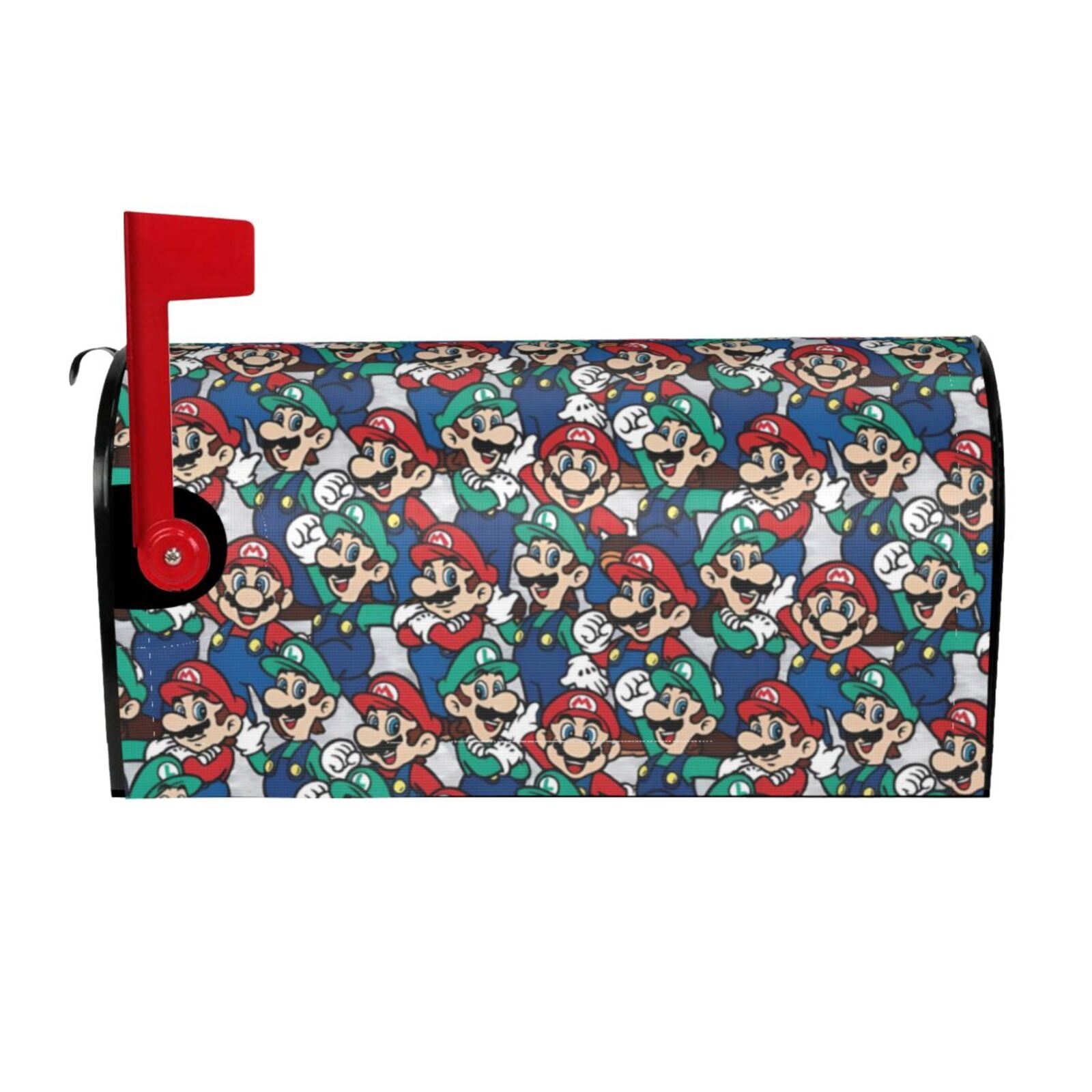 Saiise Mario Print Mailbox Covers Magnetic Letter Post Box Cover Wrap ...