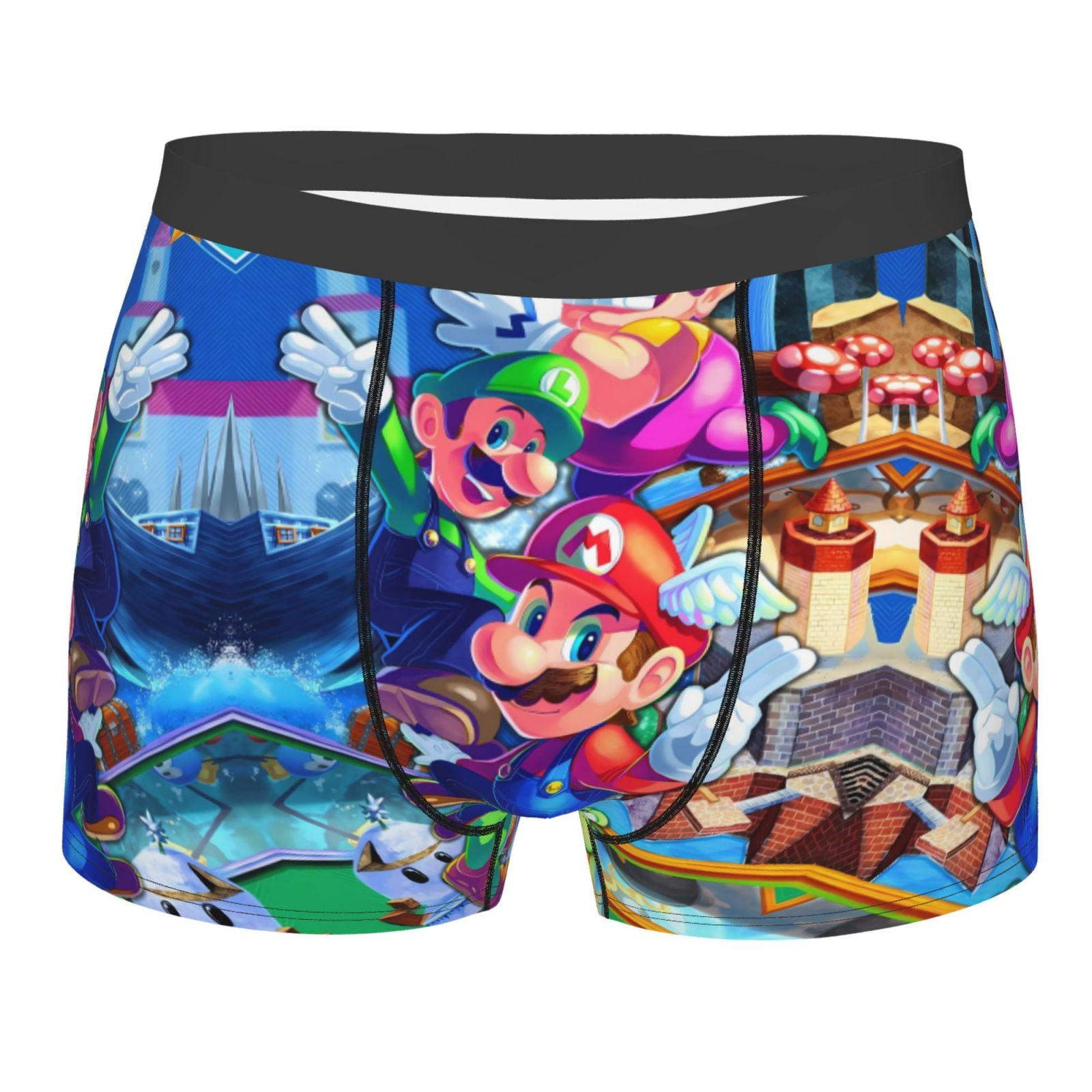 Saiise Mario V Men's Underwear Boxer Briefs Cotton Trunks Short Leg ...