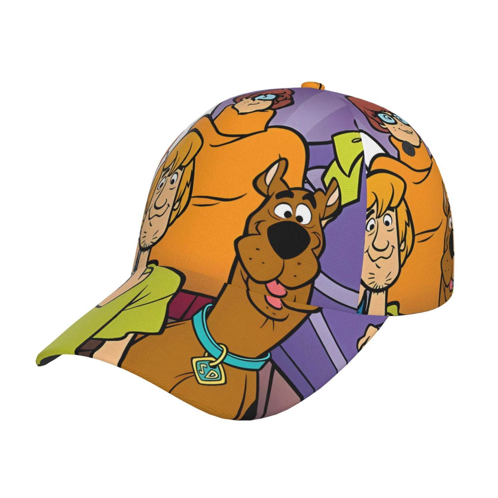 Saiise Men Women Scooby-Doo Bw Print Sported Baseball Cap Adjustable ...
